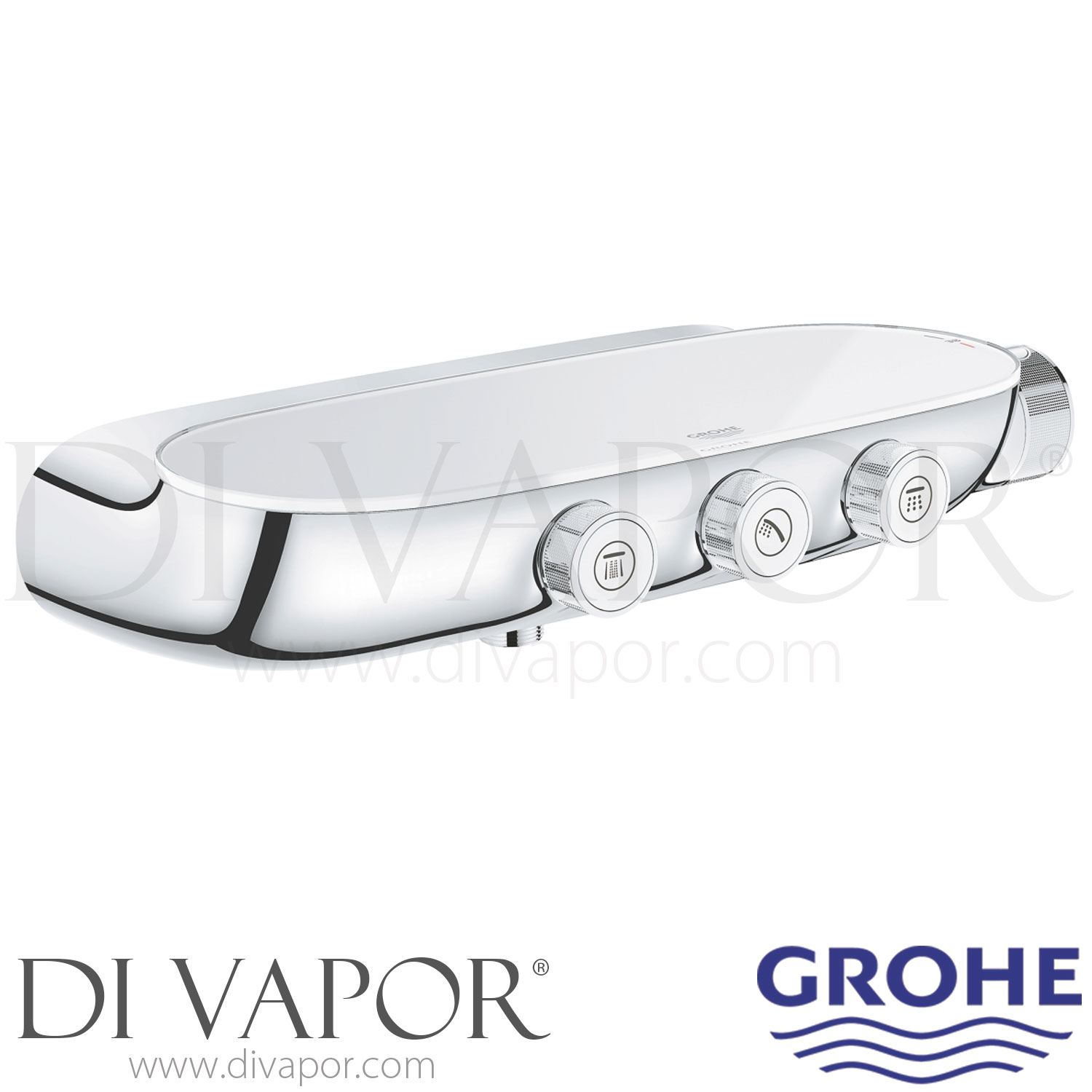 Grohe 34713000 Grohtherm SmartControl Combi Thermostatic Shower Mixer ...