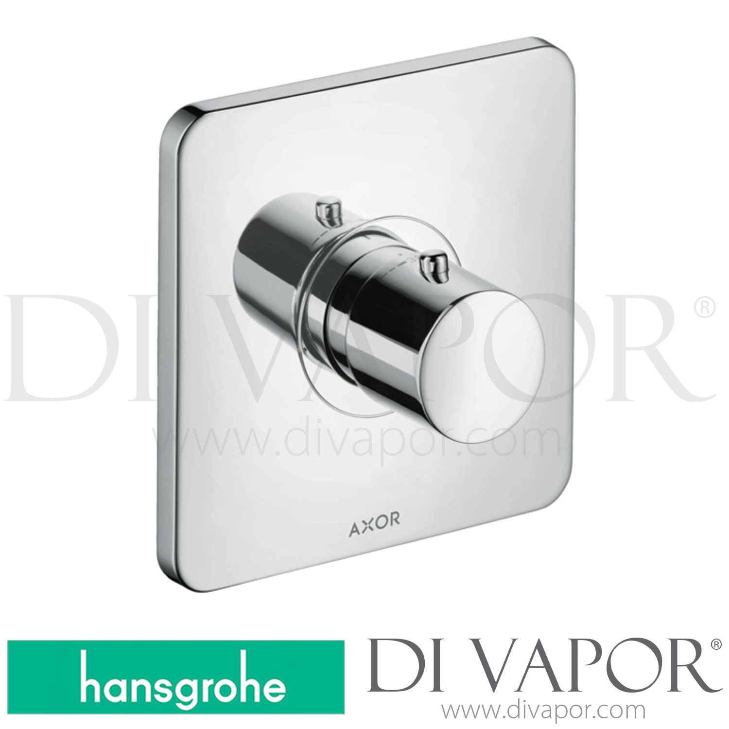 Hansgrohe 34716000 AXOR Citterio M Thermostat Highflow for Concealed ...