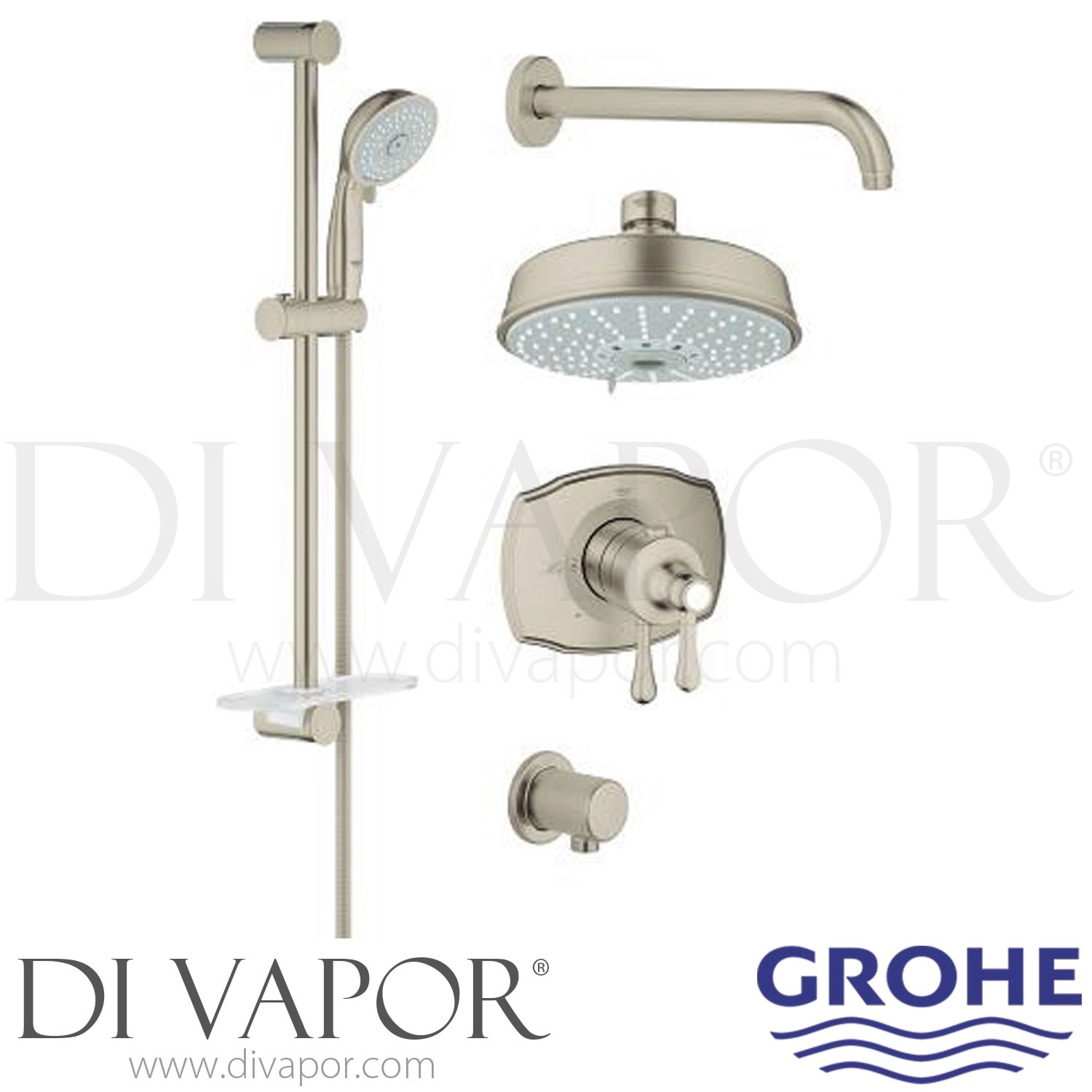 Grohe 35054EN0 Grohflex Shower Set Thermostatic Mixer Spare Parts
