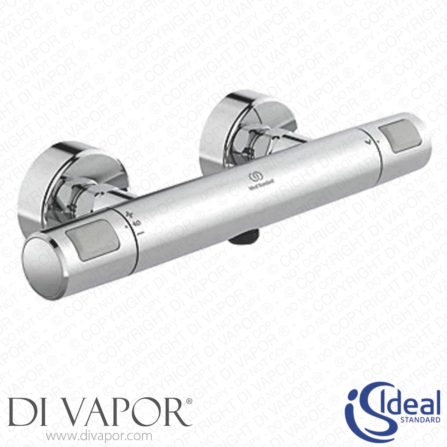Ideal Standard Ceratherm Exposed Thermostatic Mixer Shower Valve Fixed ...