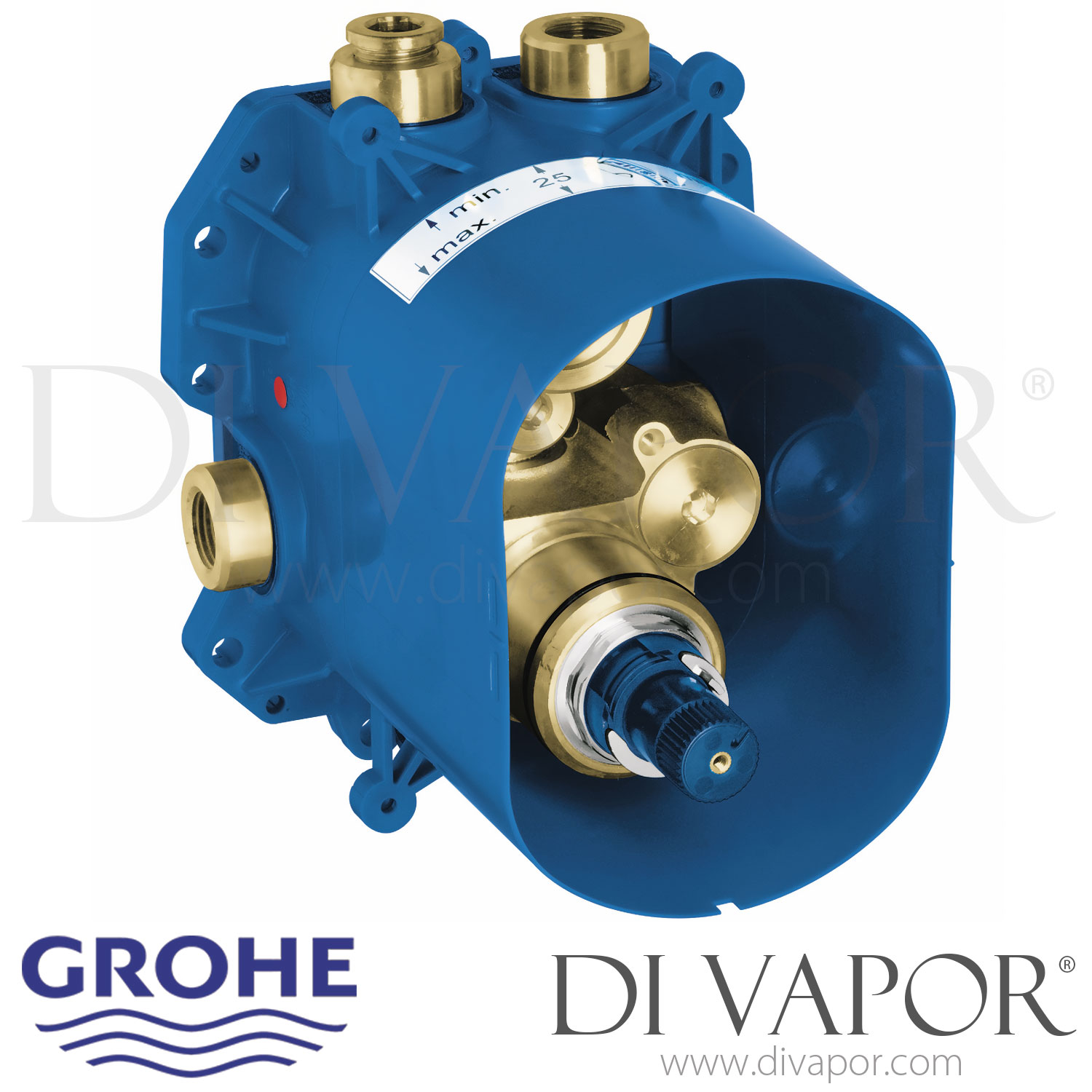 Grohe 35500000 Rapido T Thermostatic Mixer for Concealed Installation ...