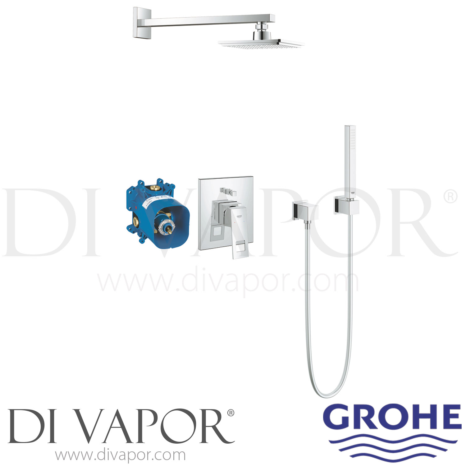 Grohe 35501 Rapido E Universal Single-Lever Mixer Concealed ...
