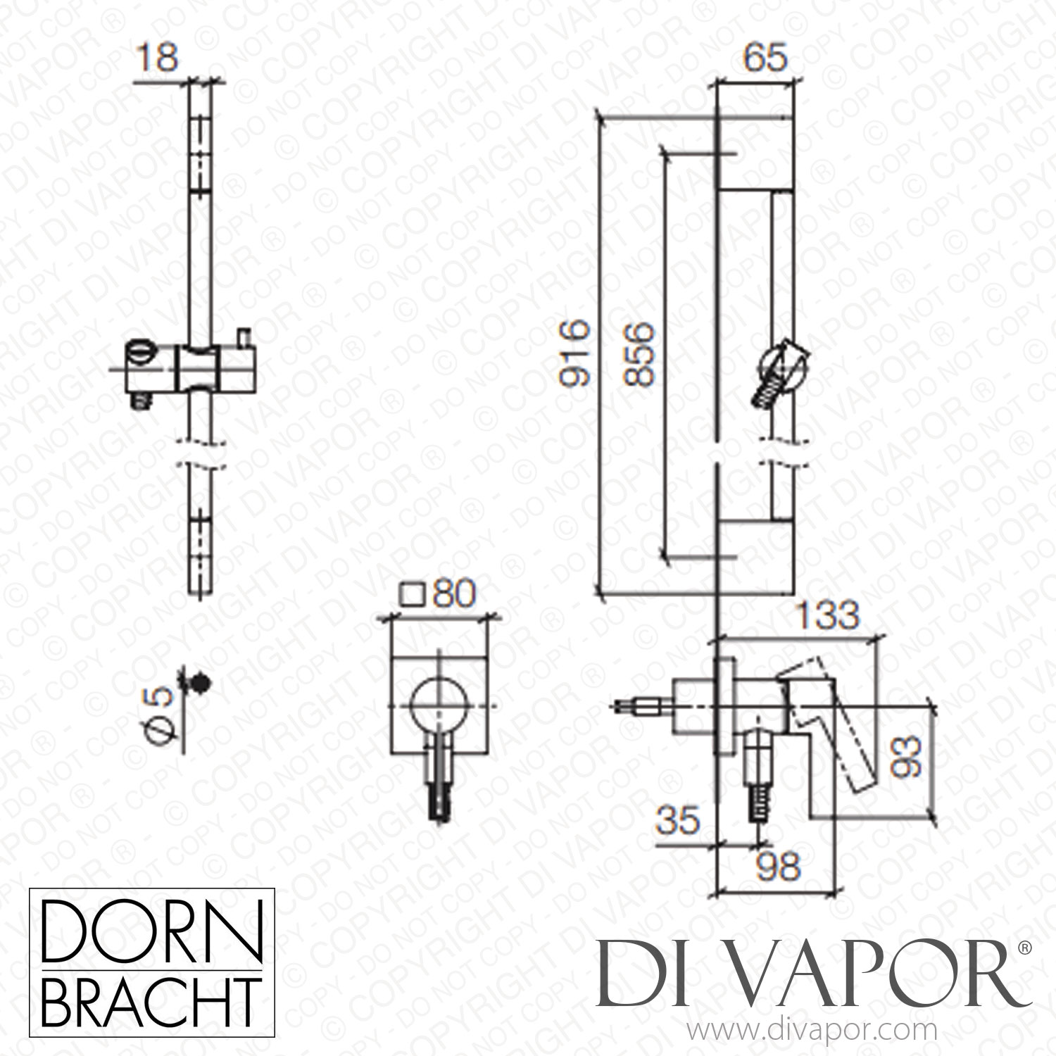 Dornbracht Series Specific Concealed Single-Lever Mixer with Integrated ...