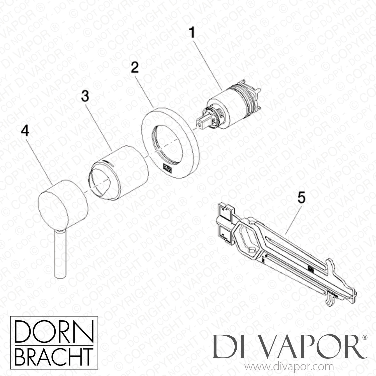 Dornbracht Series Specific Concealed Single-Lever Mixer with Cover ...