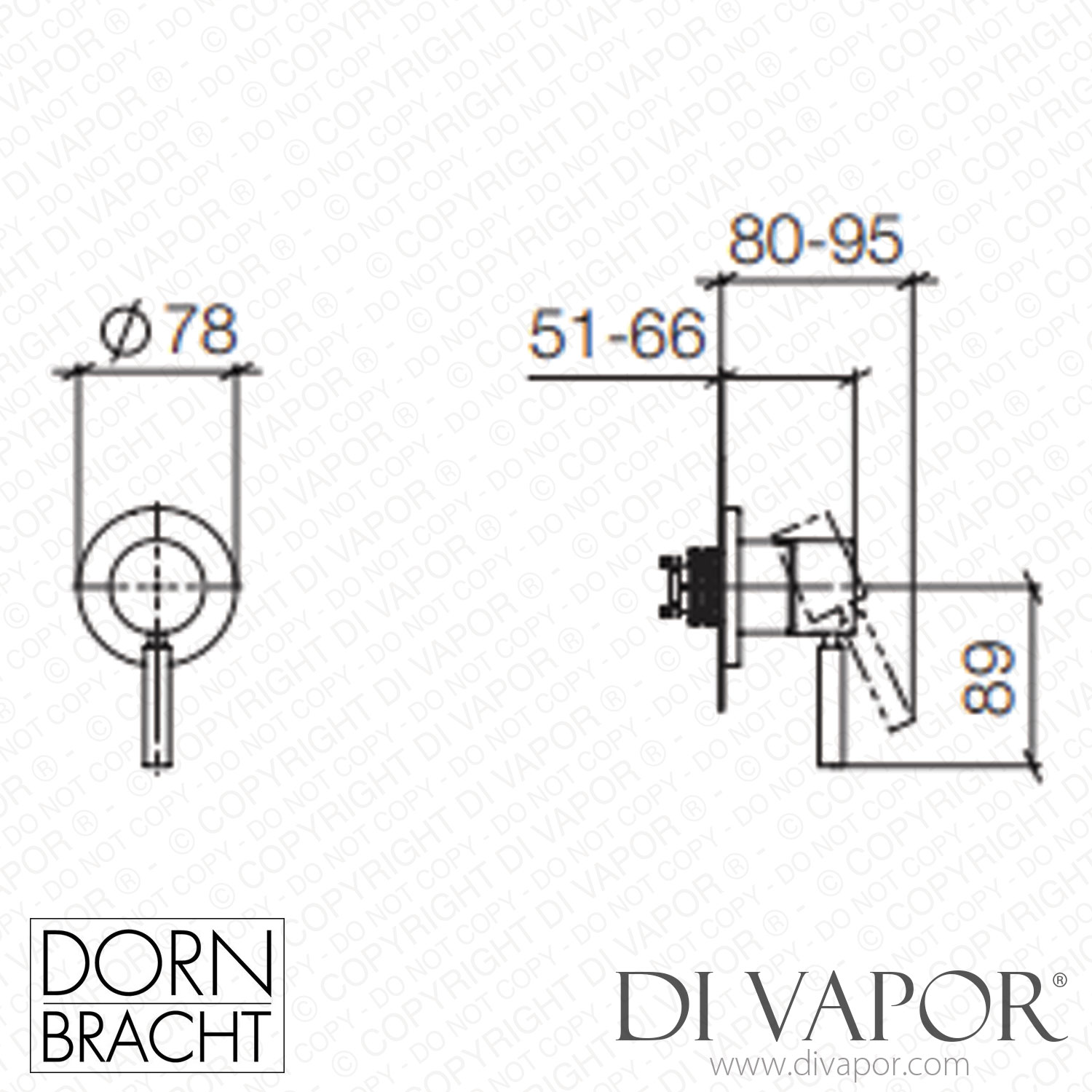 Dornbracht Series Specific Concealed Single-Lever Mixer with Cover ...