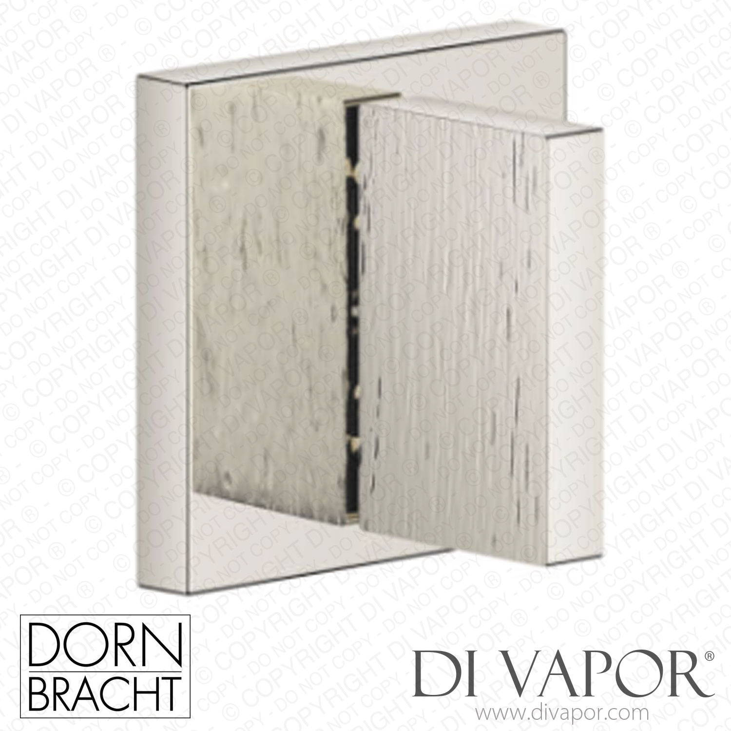 Dornbracht Mem Wall Valve Clockwise Closing 1/2 - Platinum 36 605 782 ...