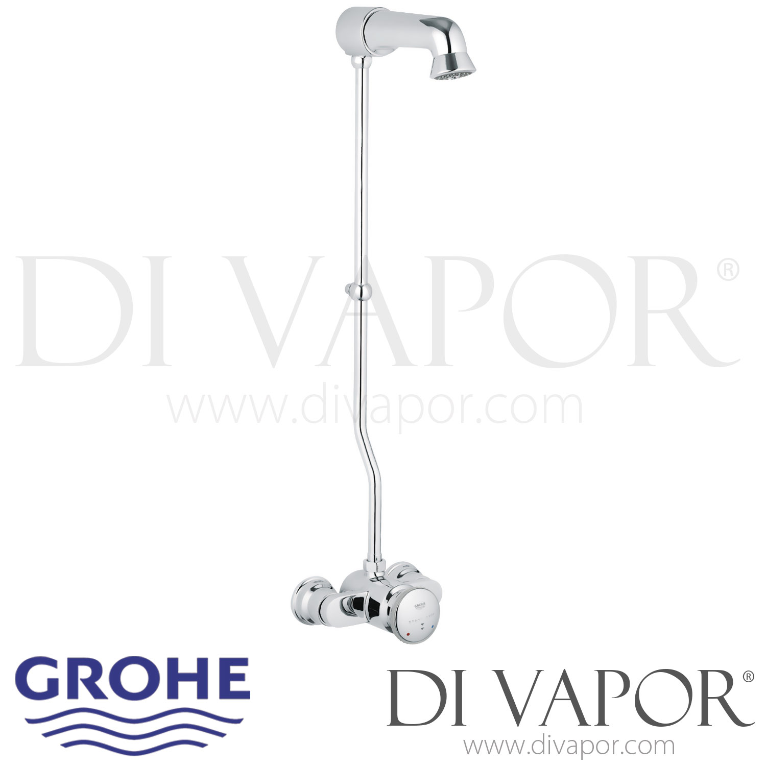 Grohe Contromix Public Self-Closing Shower Mixer - 2009 to 2012 - Spare ...
