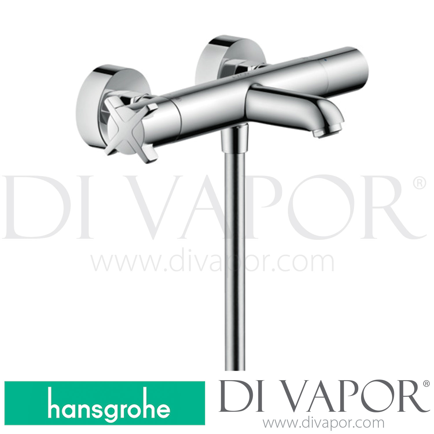 Hansgrohe 36140000 AXOR Citterio E Bath Thermostat for Exposed ...