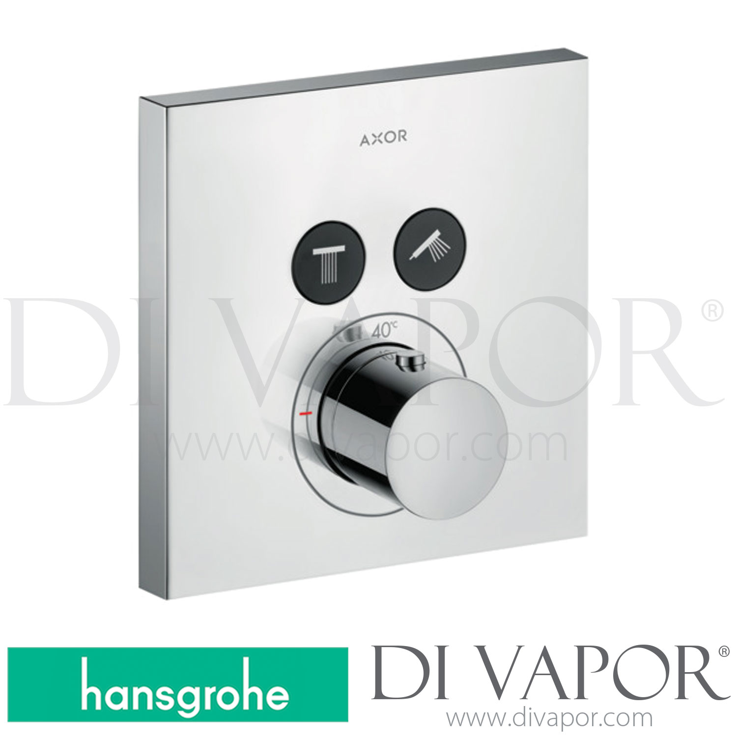 Hansgrohe 36715000 AXOR ShowerSolutions Thermostat for Concealed ...