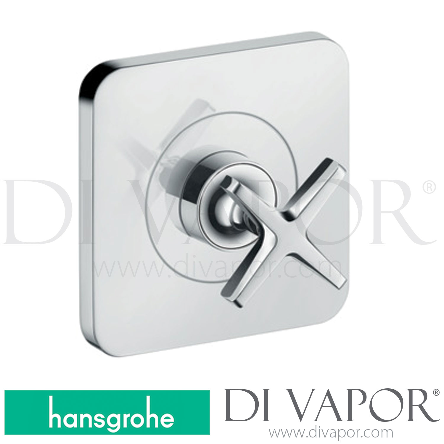 Hansgrohe 36771000 AXOR Citterio E Shut-Off Valve 120/120 for Concealed ...