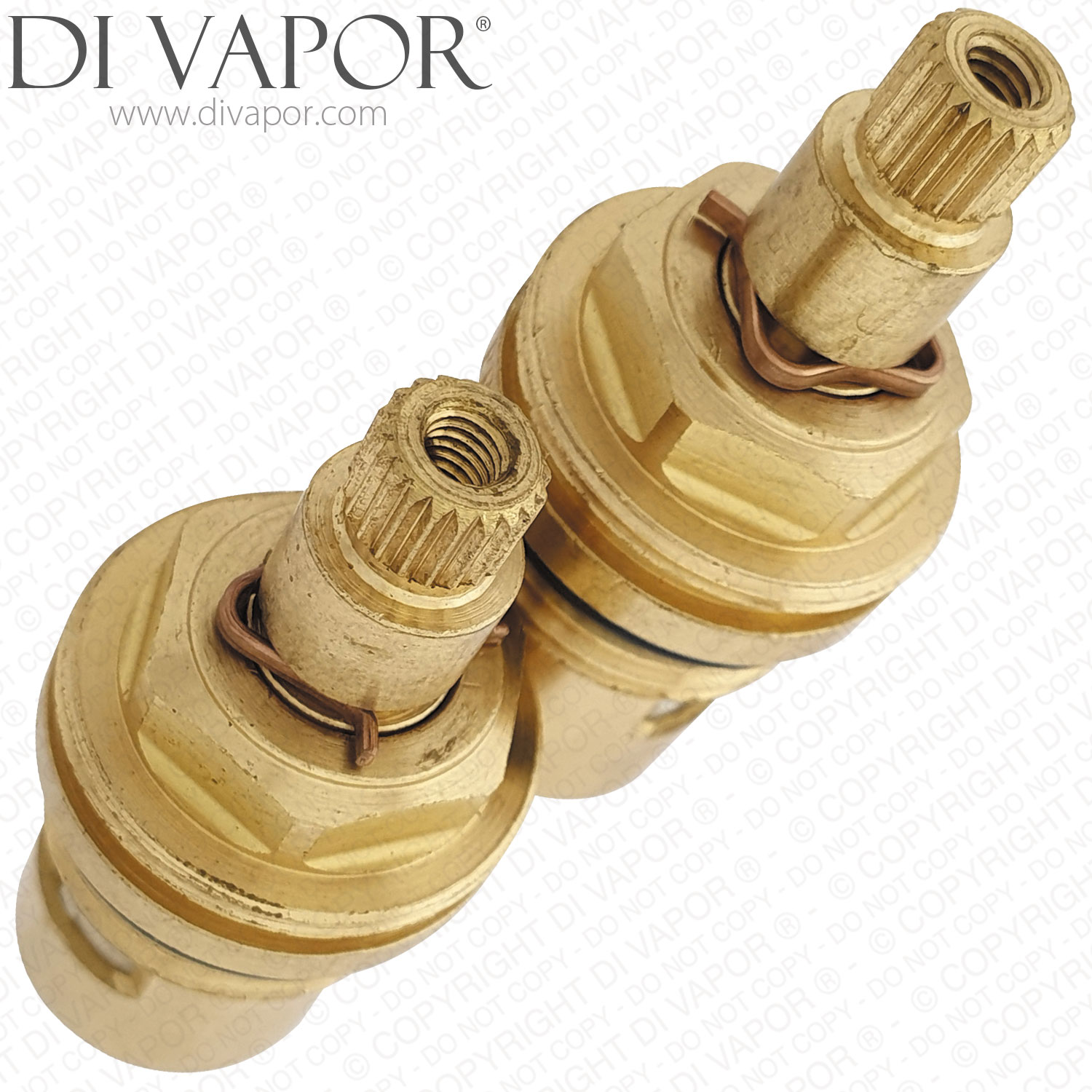 Bristan 1/4 Turn 1/2 Inch Cold & Hot (Pair) CD Valves 3683R ...