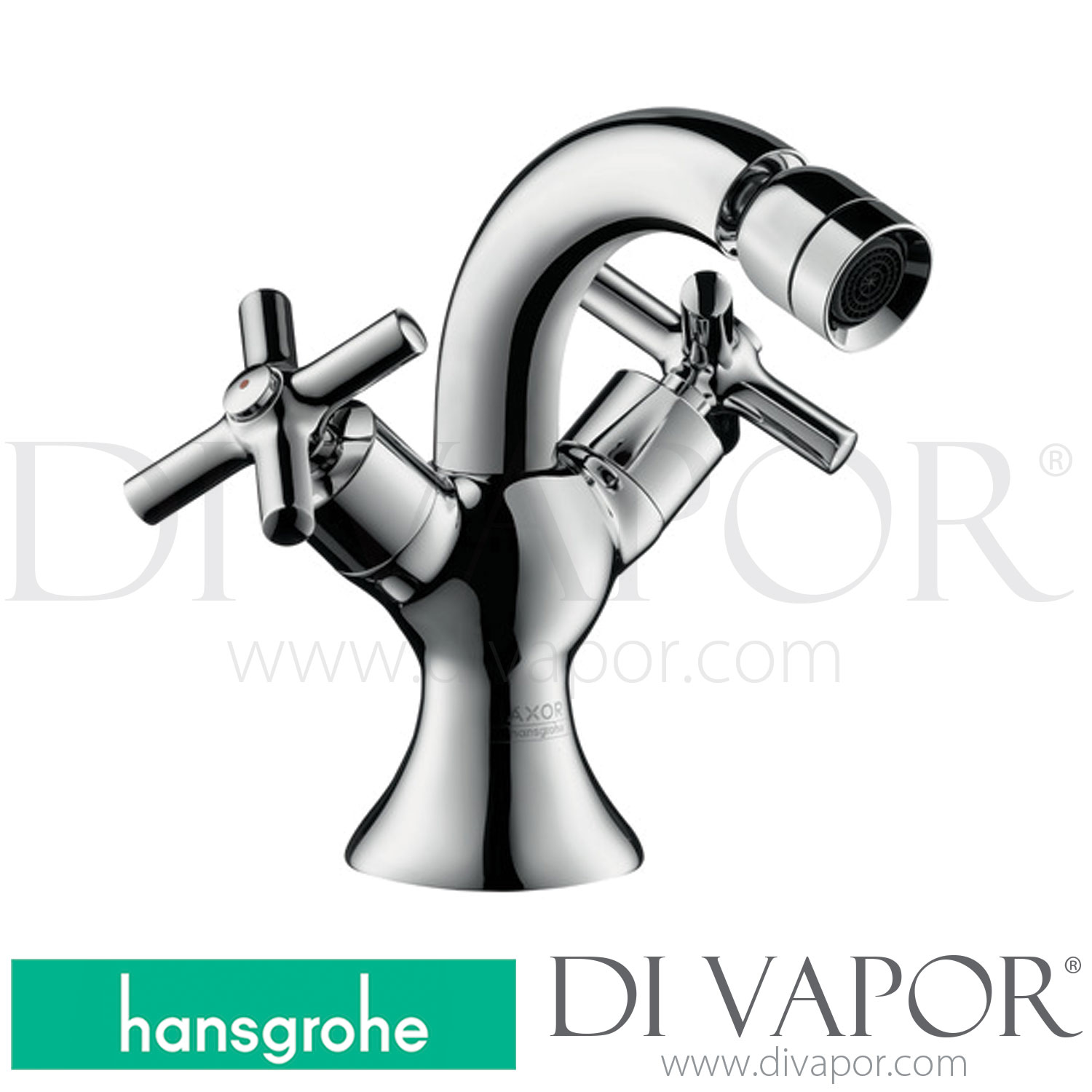 Hansgrohe 37230810 AXOR Terrano 2-Handle Bidet Mixer Dn15 09/01 - 10/09 ...