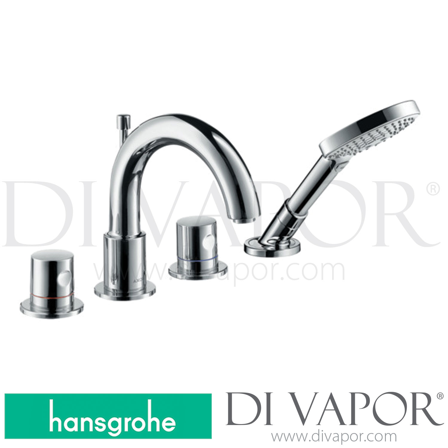 Hansgrohe 38444000 AXOR Uno? 4-Hole Rim Mounted Bath Mixer 04/01 - 03/ ...