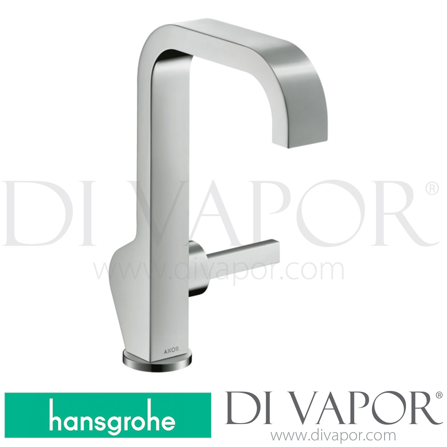 Hansgrohe 39037003 AXOR Citterio Single Lever Basin Mixer 190 without ...
