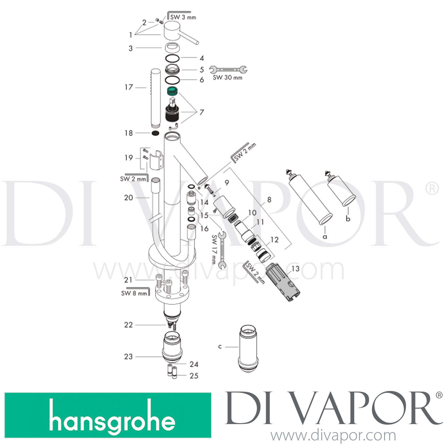 Hansgrohe 39451000 AXOR Citterio Single Lever Bath Mixer Floor-Standing ...