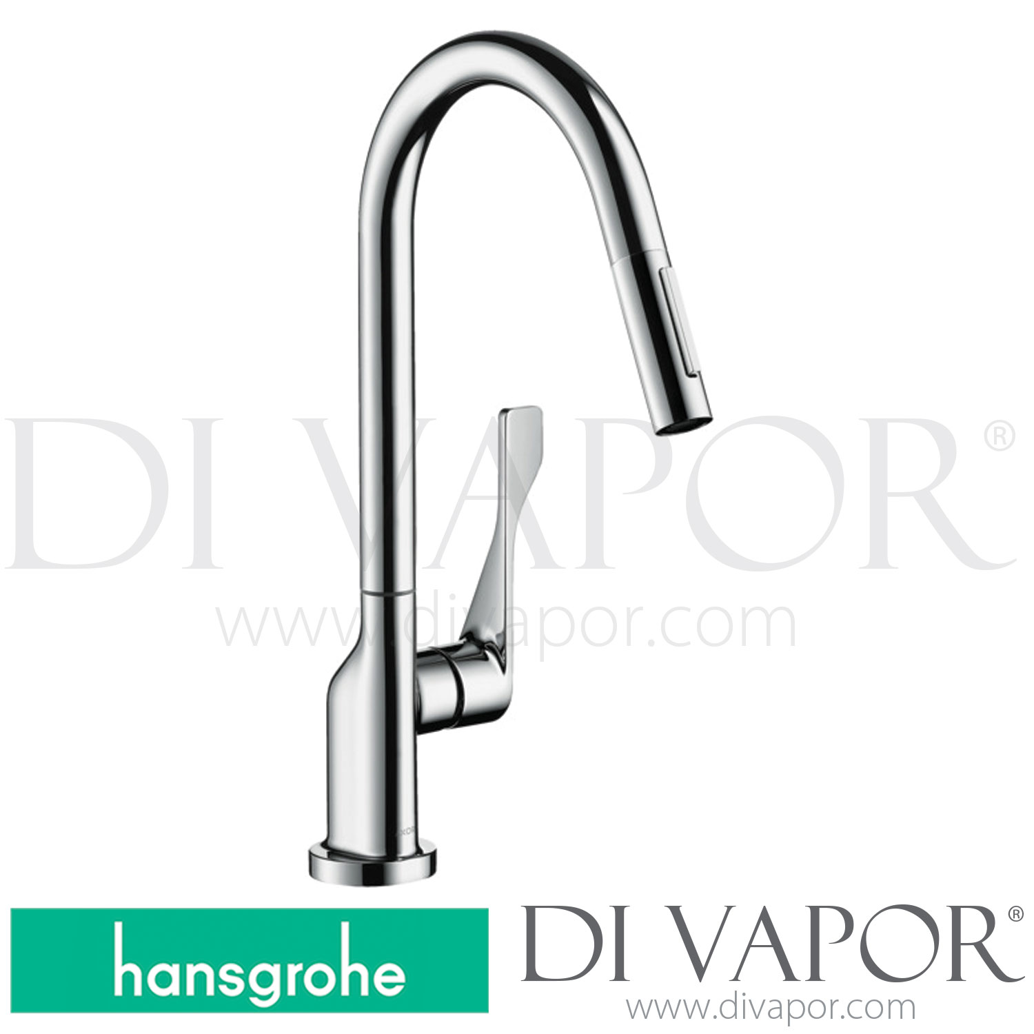 Hansgrohe 39835990 AXOR Citterio Single Lever Kitchen Mixer 250 With ...