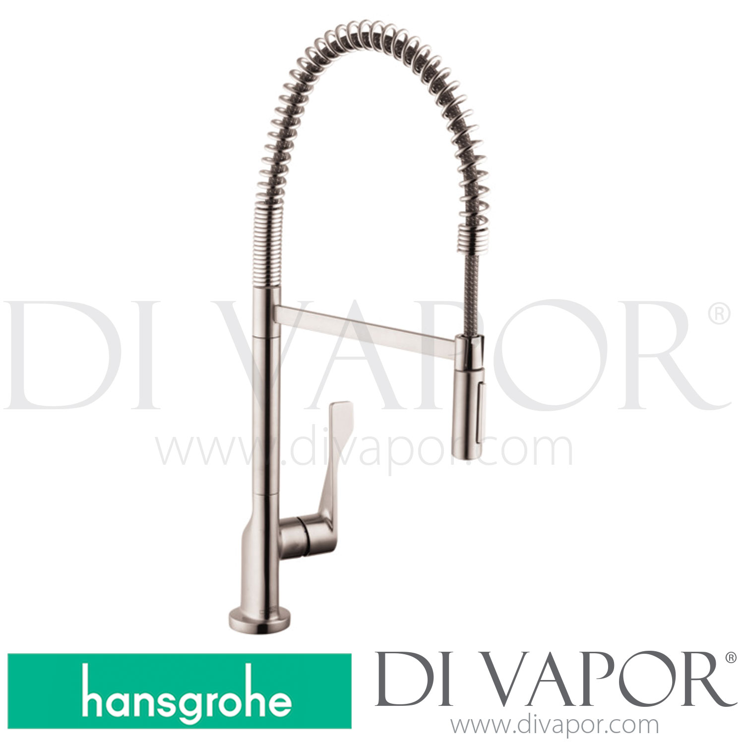 Hansgrohe 39840800 AXOR Citterio Single Lever Kitchen Mixer 230 Semi ...