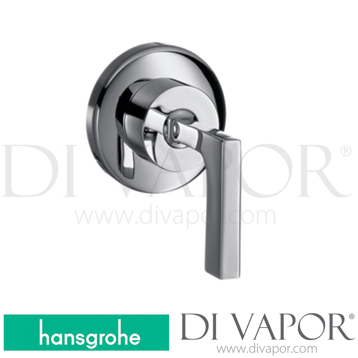 Hansgrohe 39960000 AXOR Citterio Shut-Off Valve for Concealed ...