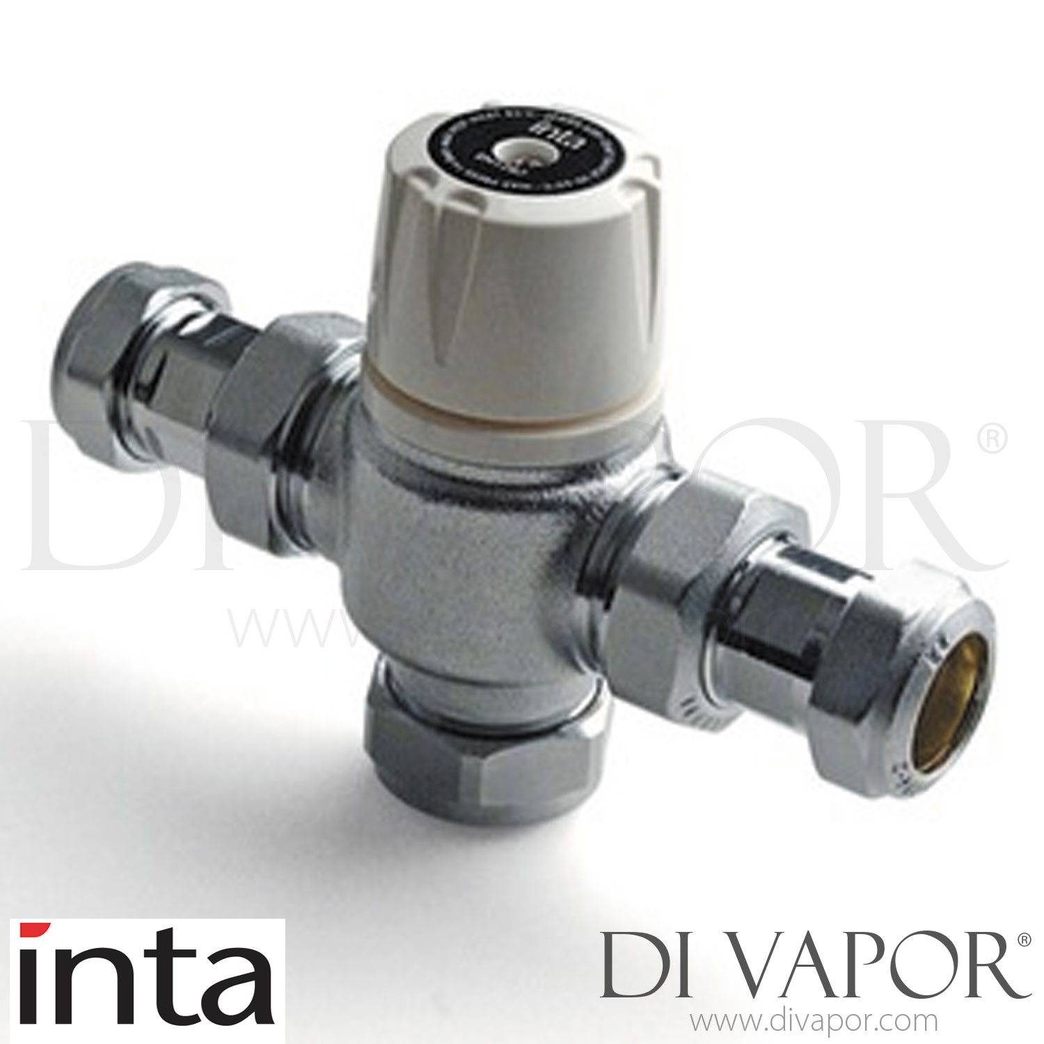 Inta 41028CPB Intamix 28Mm Thermostatic Mixing Valve with Isolation ...