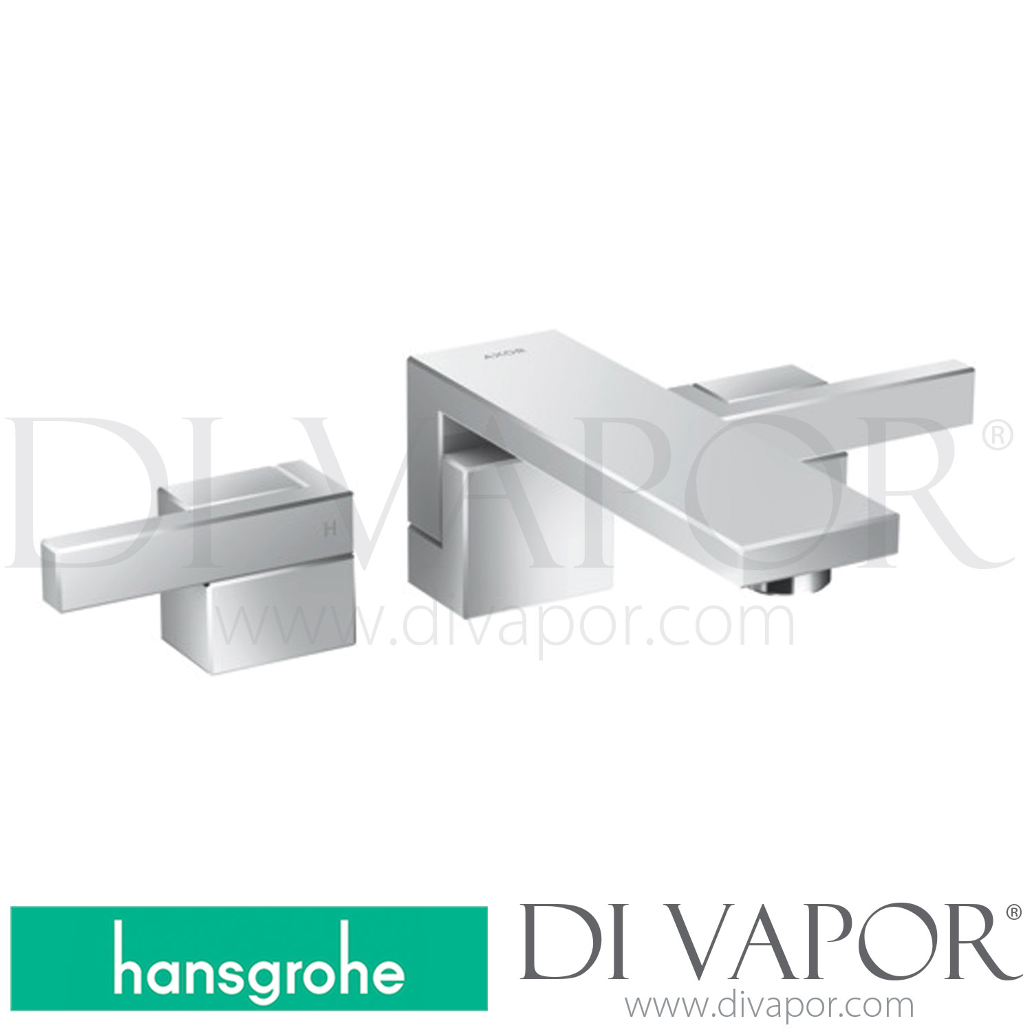 Hansgrohe 46060000 AXOR Edge 3-Hole Basin Mixer for Concealed ...