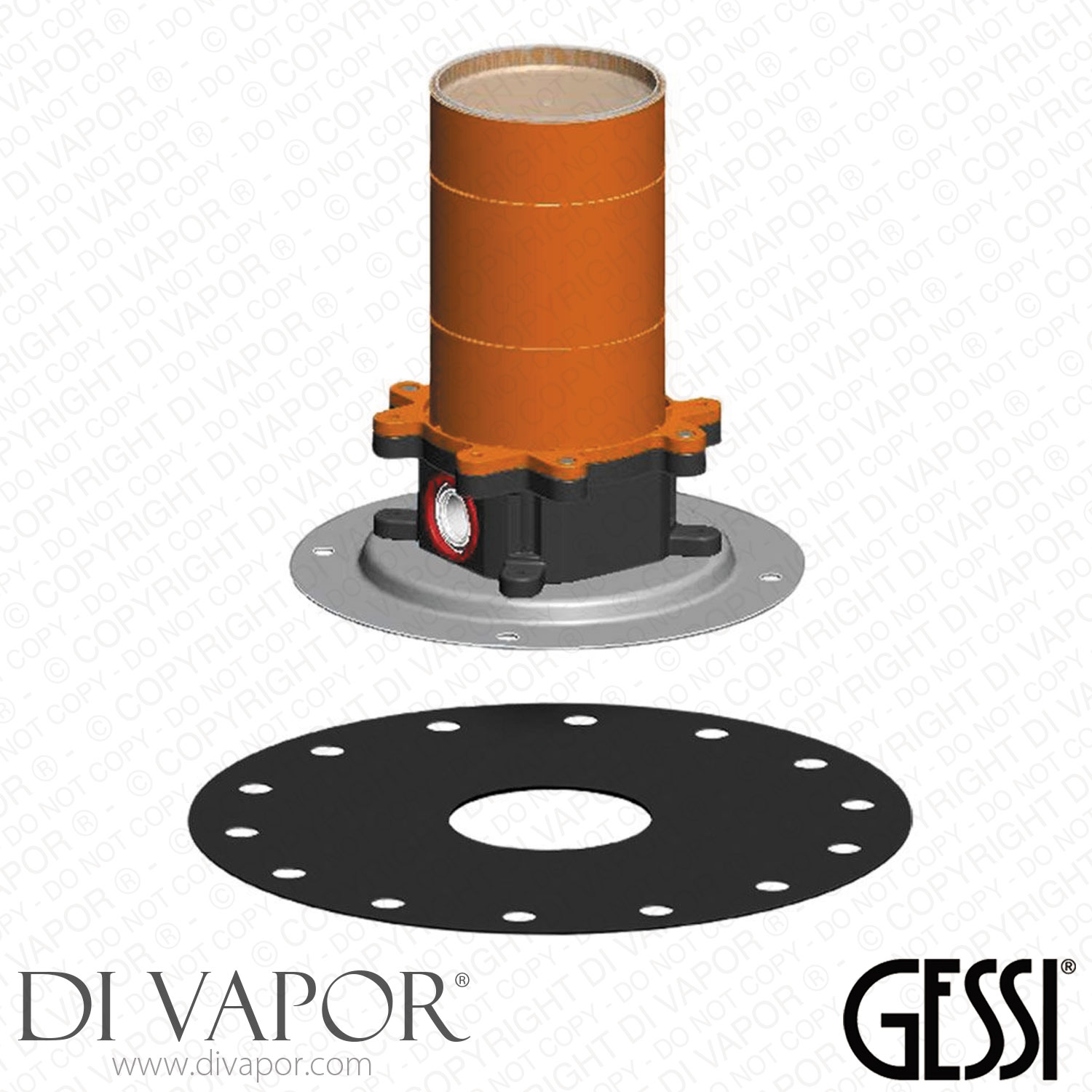 Gessi Cono Concealed Part for Freestanding Bath Filler 46189-031 Spare ...