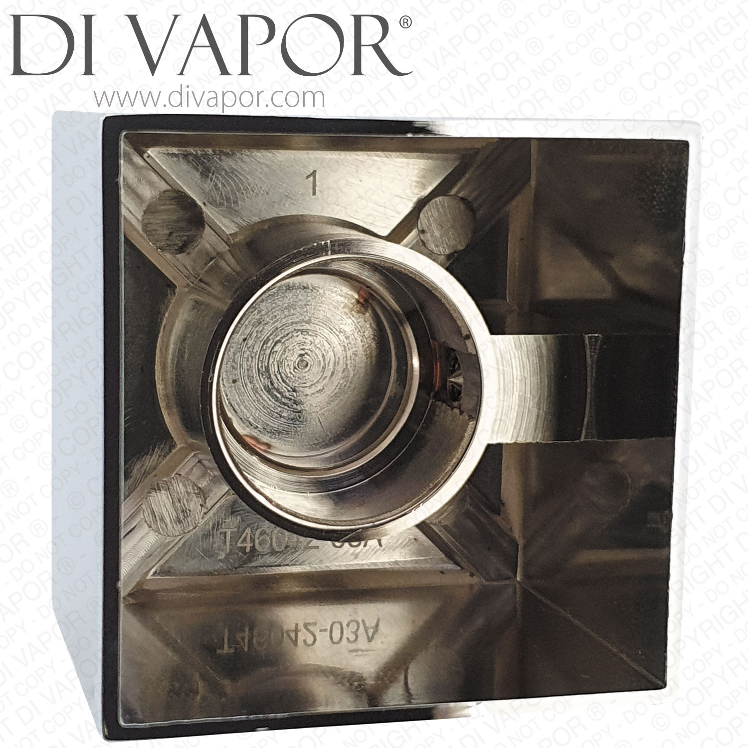 Square Chrome Flow Control Handle for Synergy Shower Valve - 4627 ...