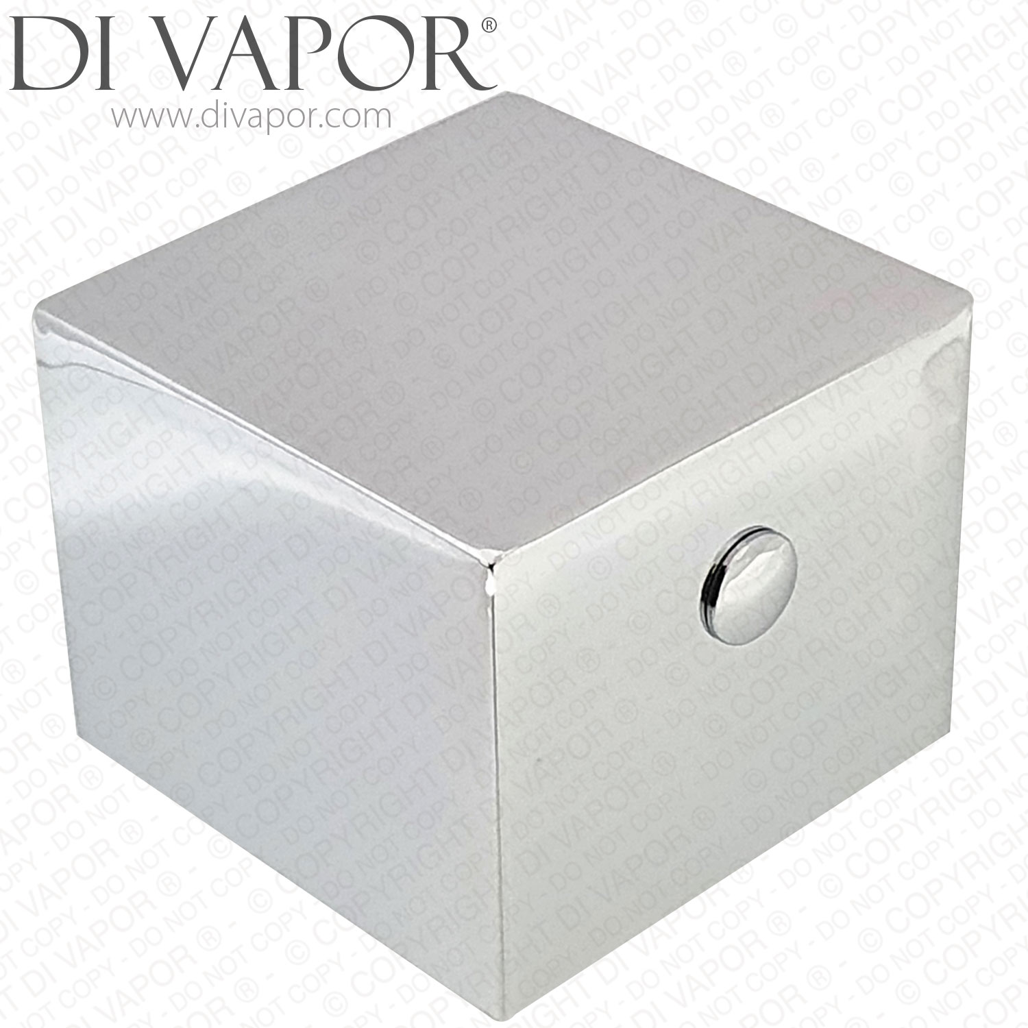 Square Chrome Flow Control Handle for Better Bathrooms Shower Valve ...