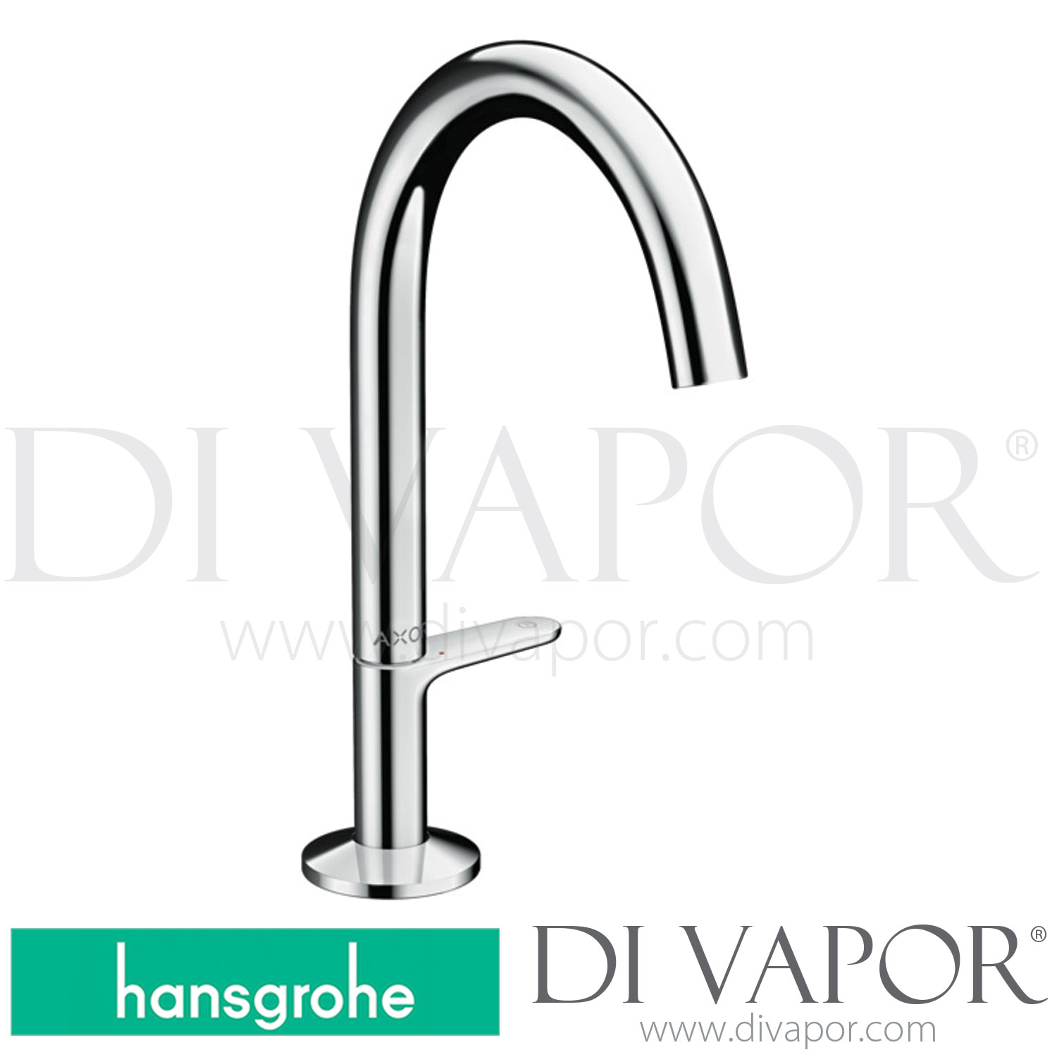 Hansgrohe 48010000 AXOR One Basin Mixer Select 140 with Push-Open Waste ...