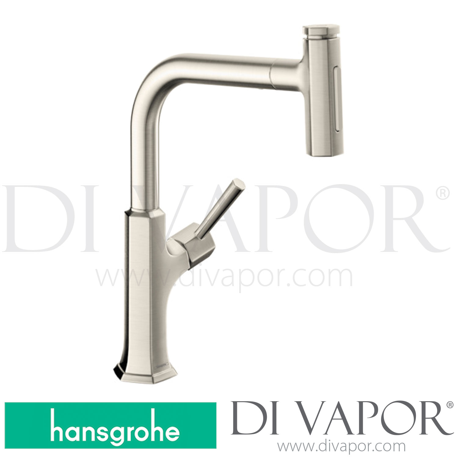 Hansgrohe 04855800 Locarno Select Single Lever Kitchen Mixer 320 With 2 ...