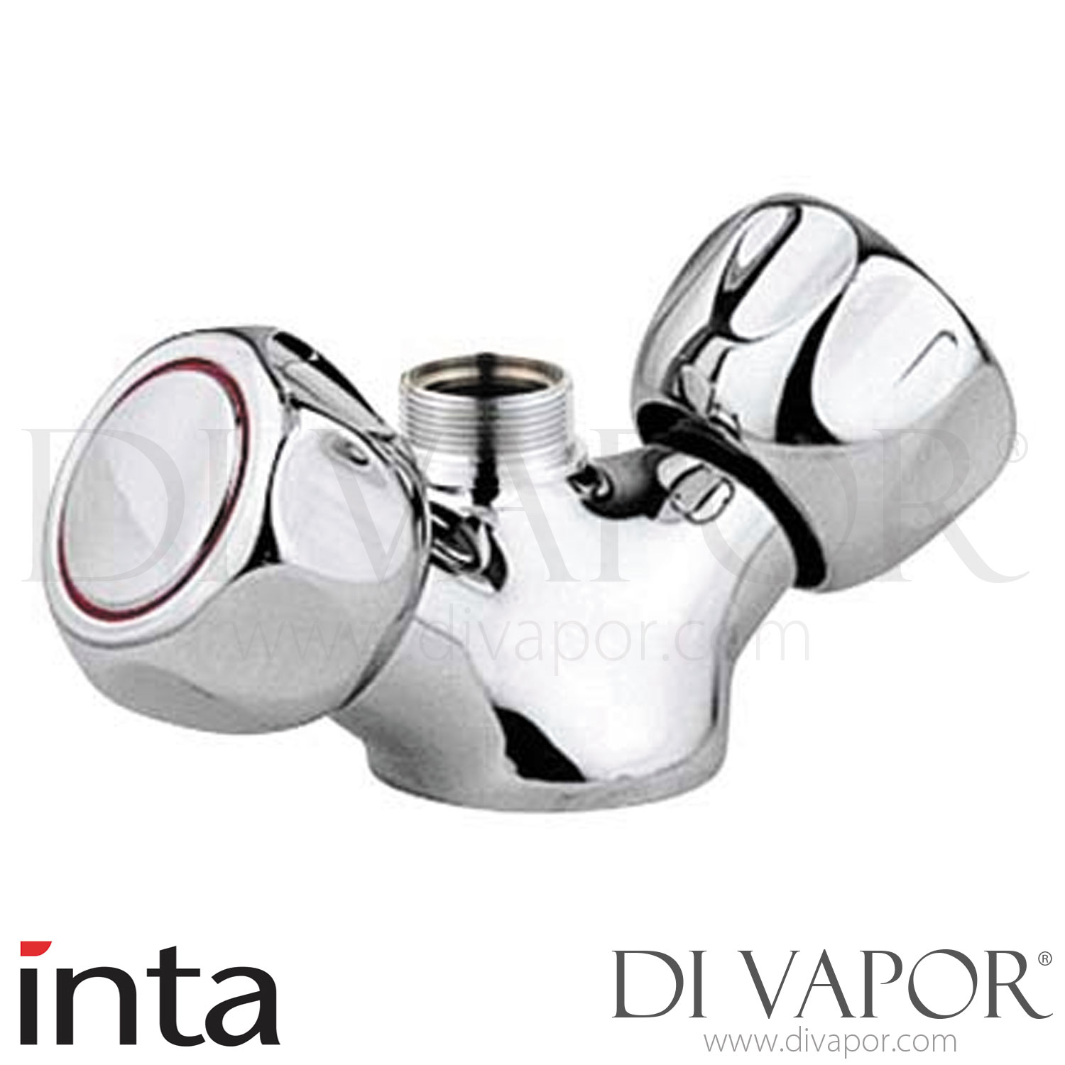 Inta 5283CP Intajet Basin Monoblock Knob Operated Mixer Tap with Non ...
