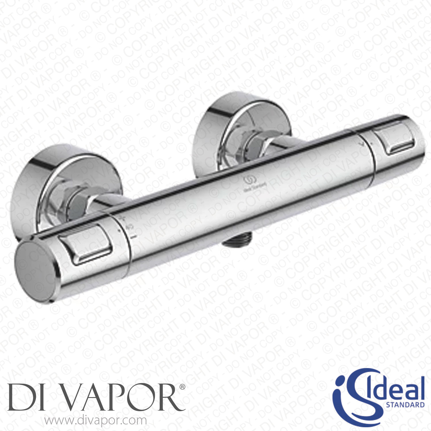 Ideal Standard Ceratherm T25 Exposed Thermostatic Shower Mixer Valve ...