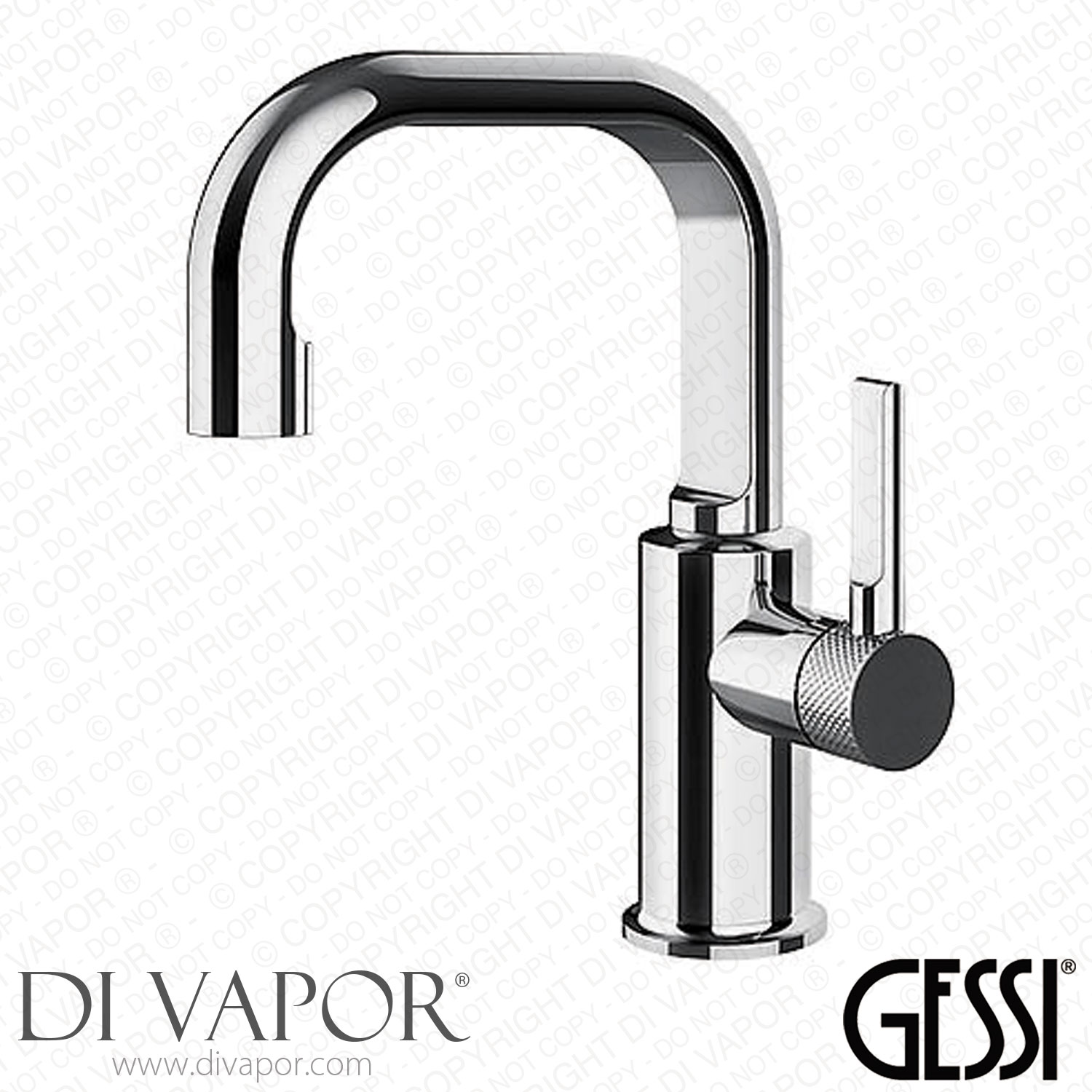 Gessi Inciso - High Spout Single Lever Basin Mixer 58009#031 Spare Parts