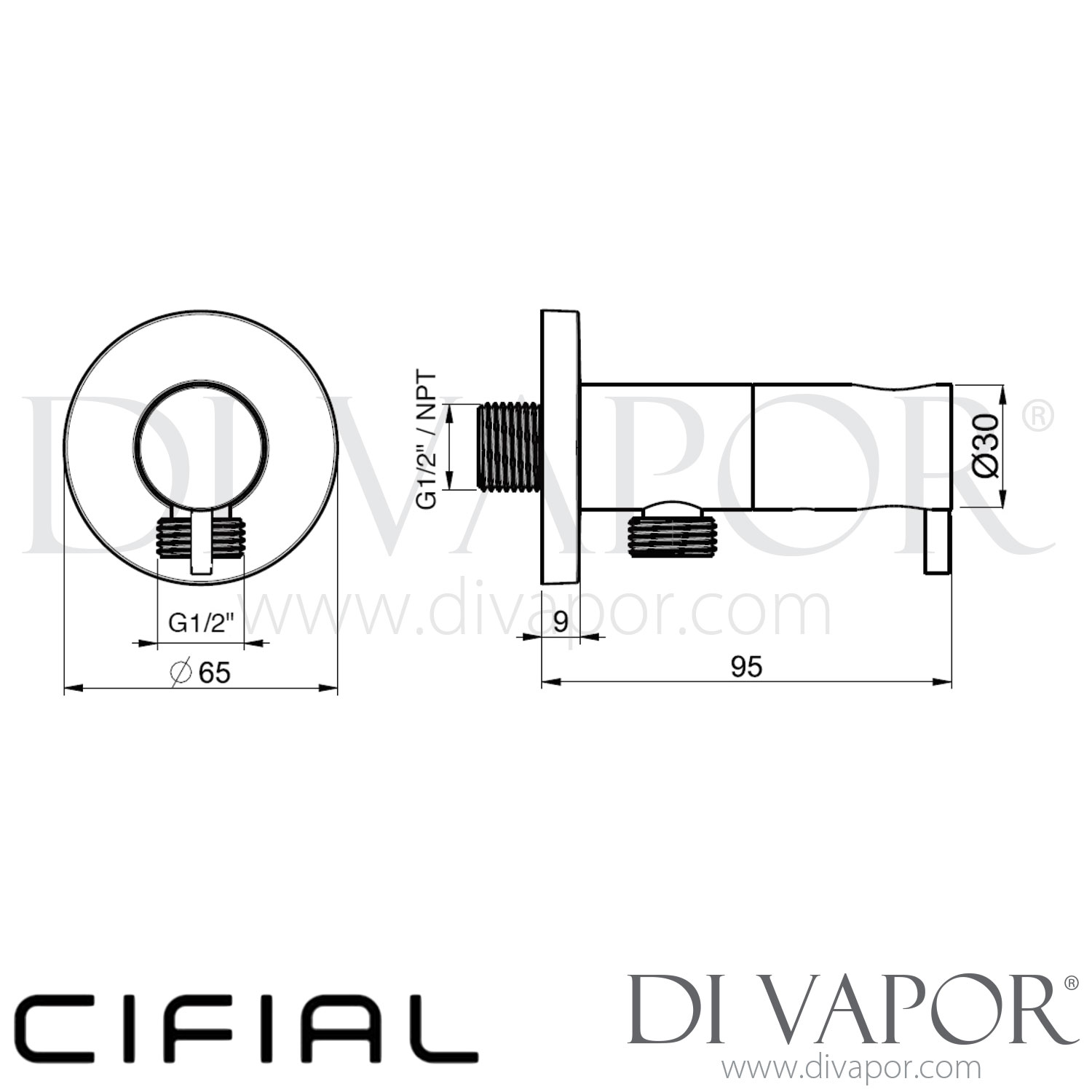Cifial 600223TH Techno Douche Set Spare Parts