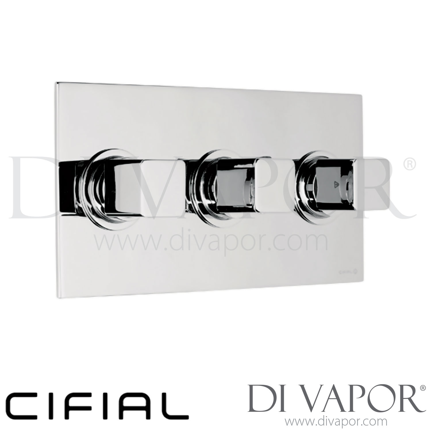 Cifial 600L32CU Cudo 3 Control Landscape Thermostatic Shower Valve ...