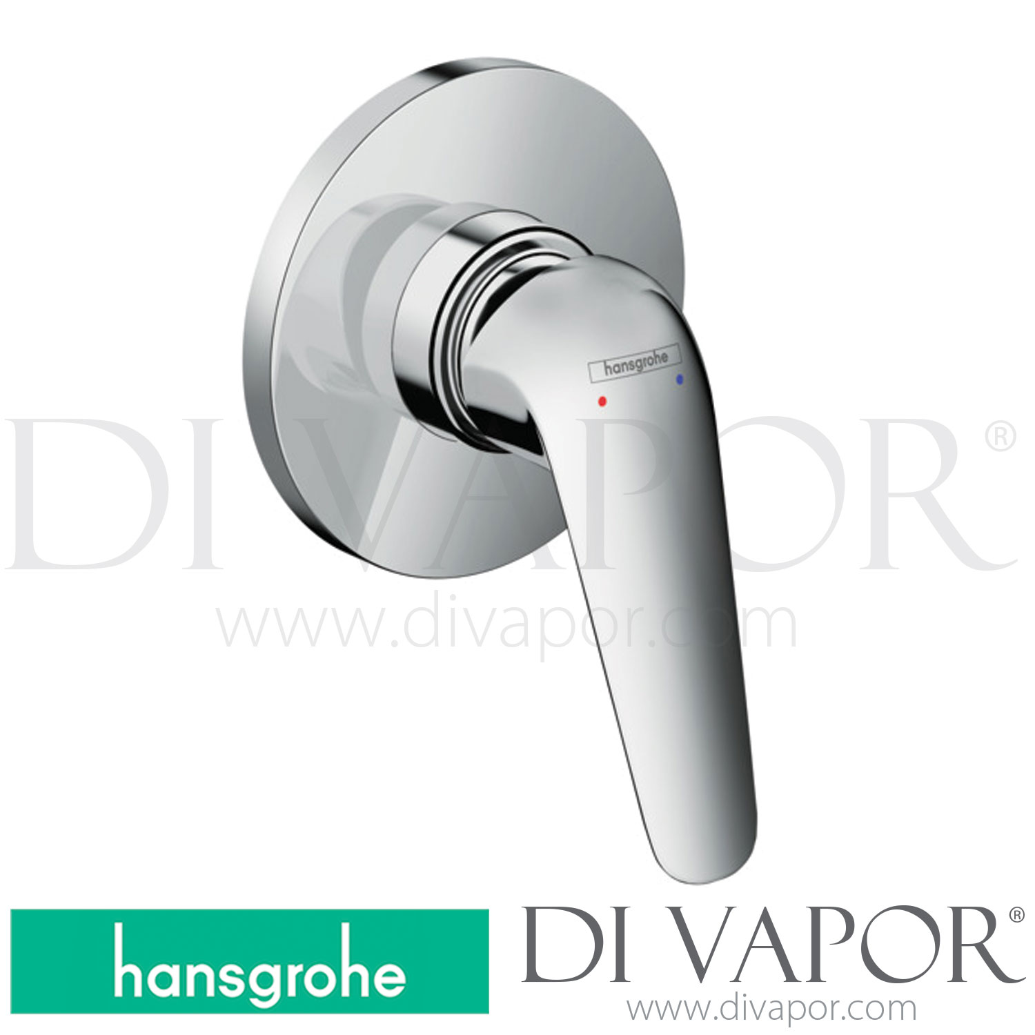 Hansgrohe 71063000 Novus Single Lever Shower Mixer for Concealed ...