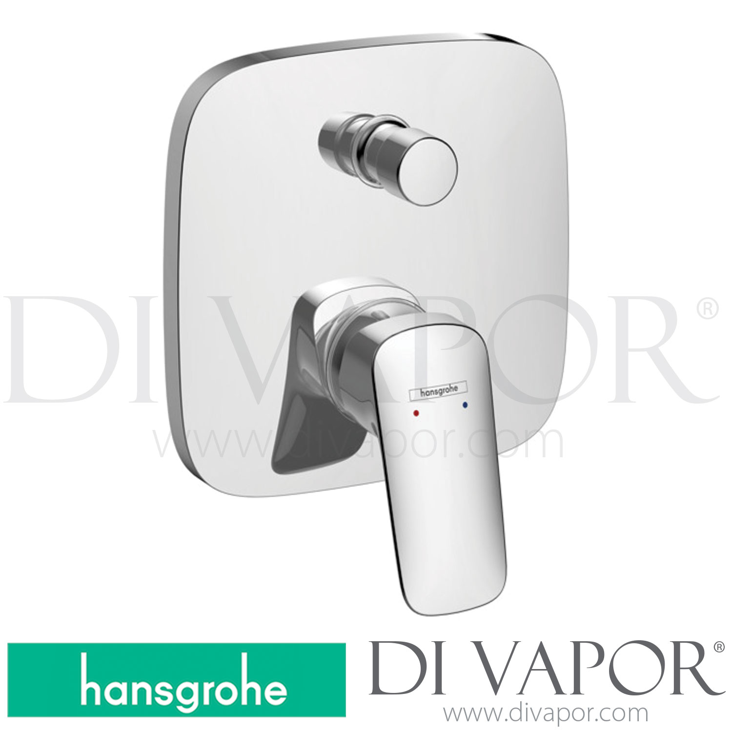 Hansgrohe 71405000 Logis Single Lever Bath Mixer for Concealed ...