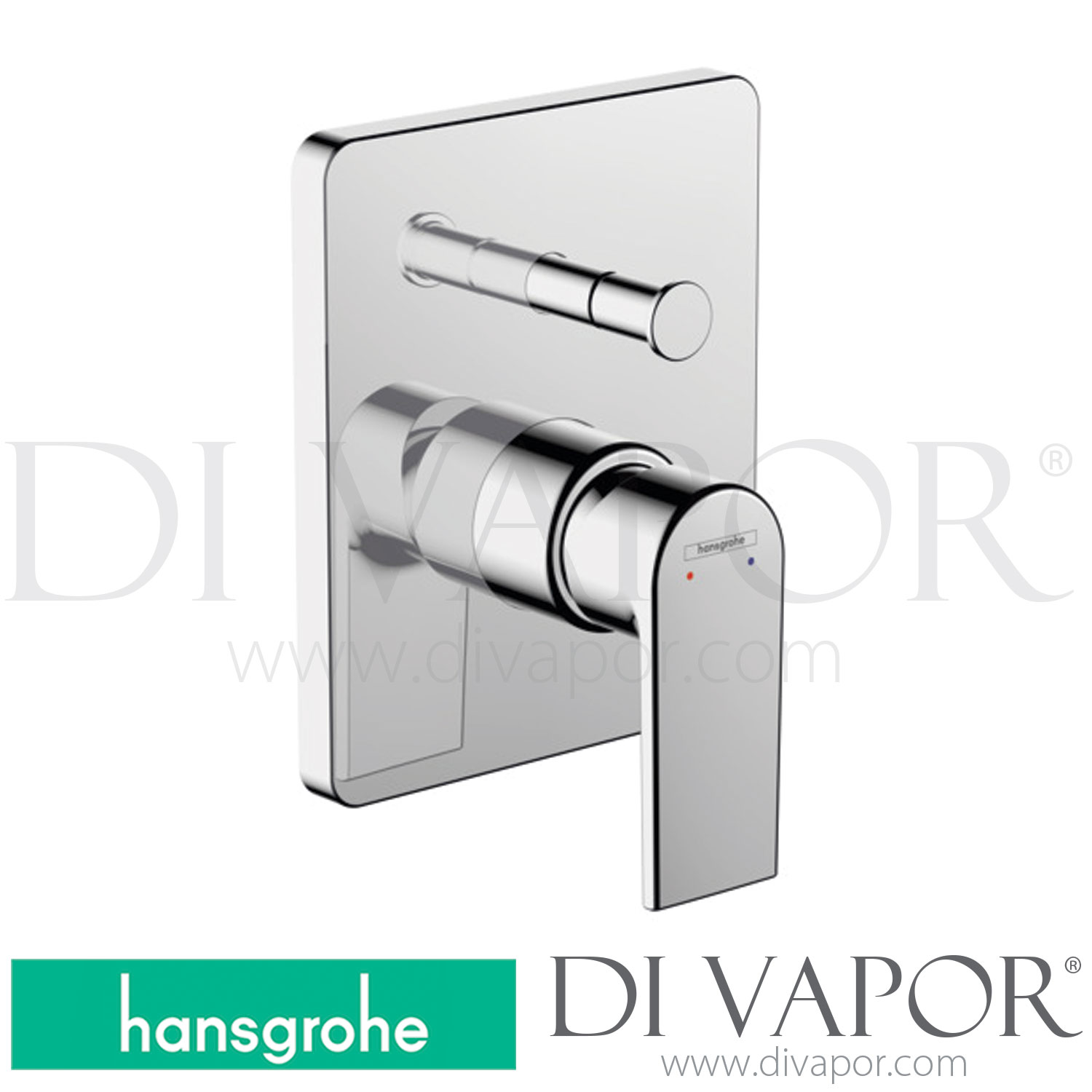 Hansgrohe 71458007 Vernis Shape Single Lever Bath Mixer for Concealed ...