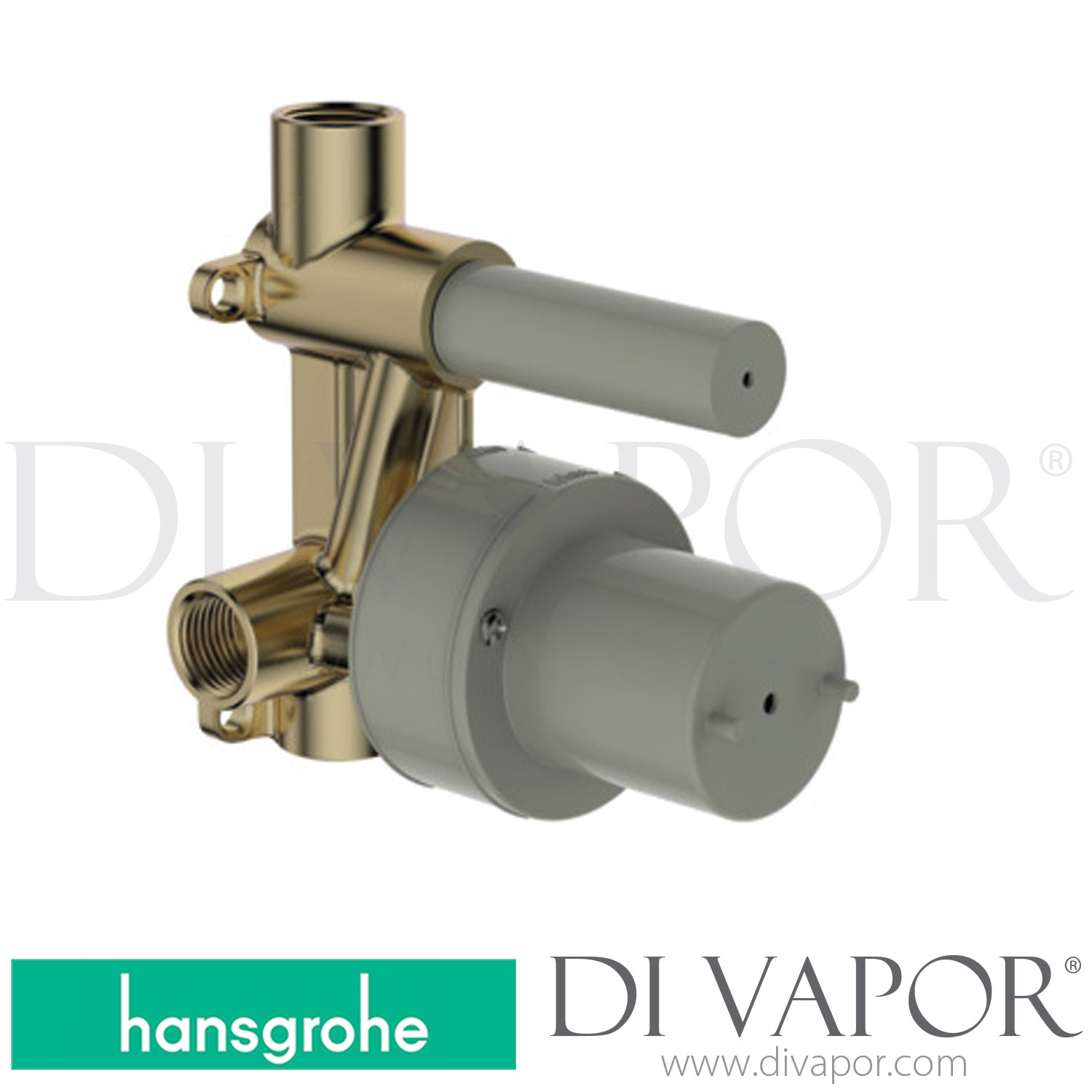 Hansgrohe 71465187 Basic Set for Single Lever Bath Mixer for Concealed ...