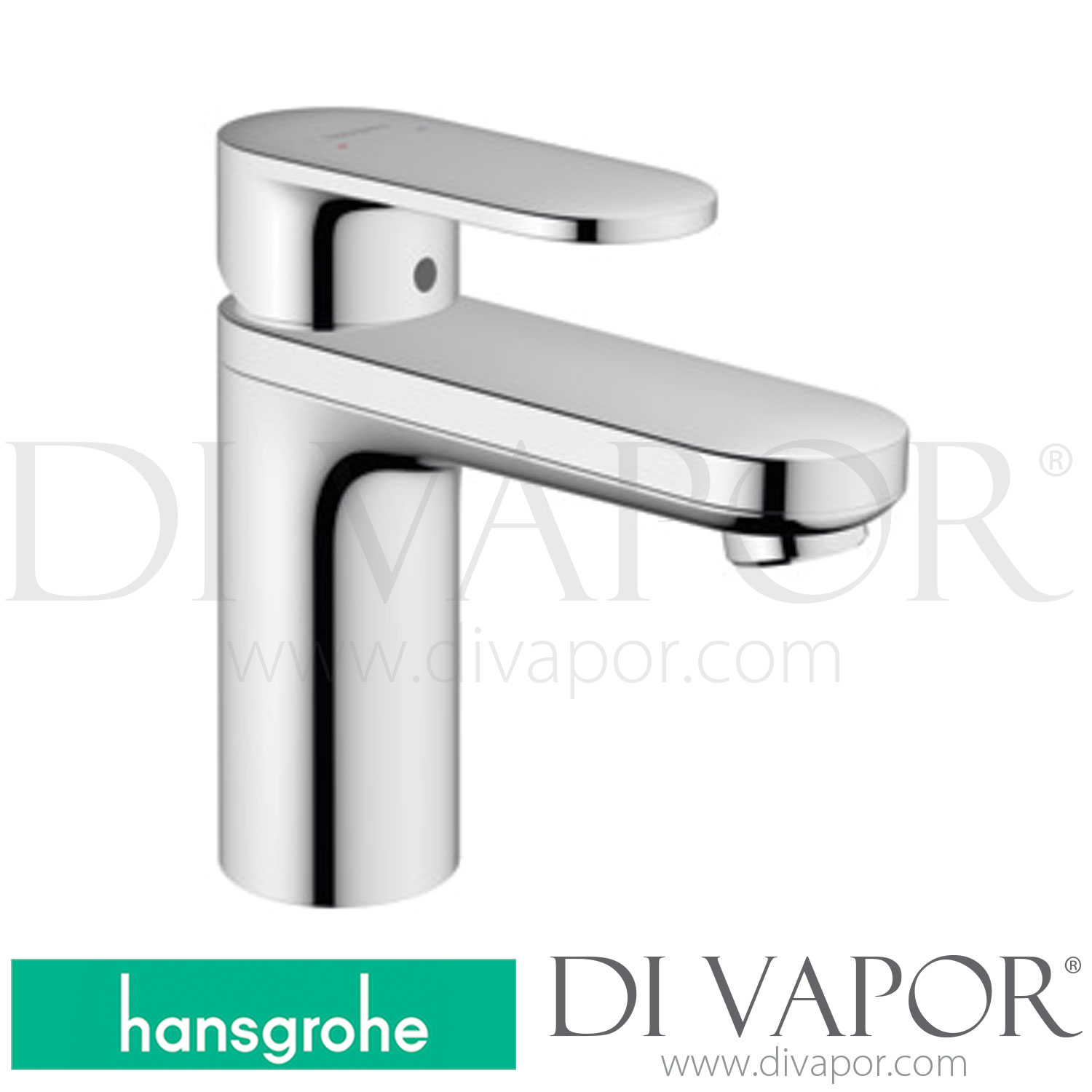 Hansgrohe 71551007 Vernis Blend Single Lever Basin Mixer 100 with Pop ...