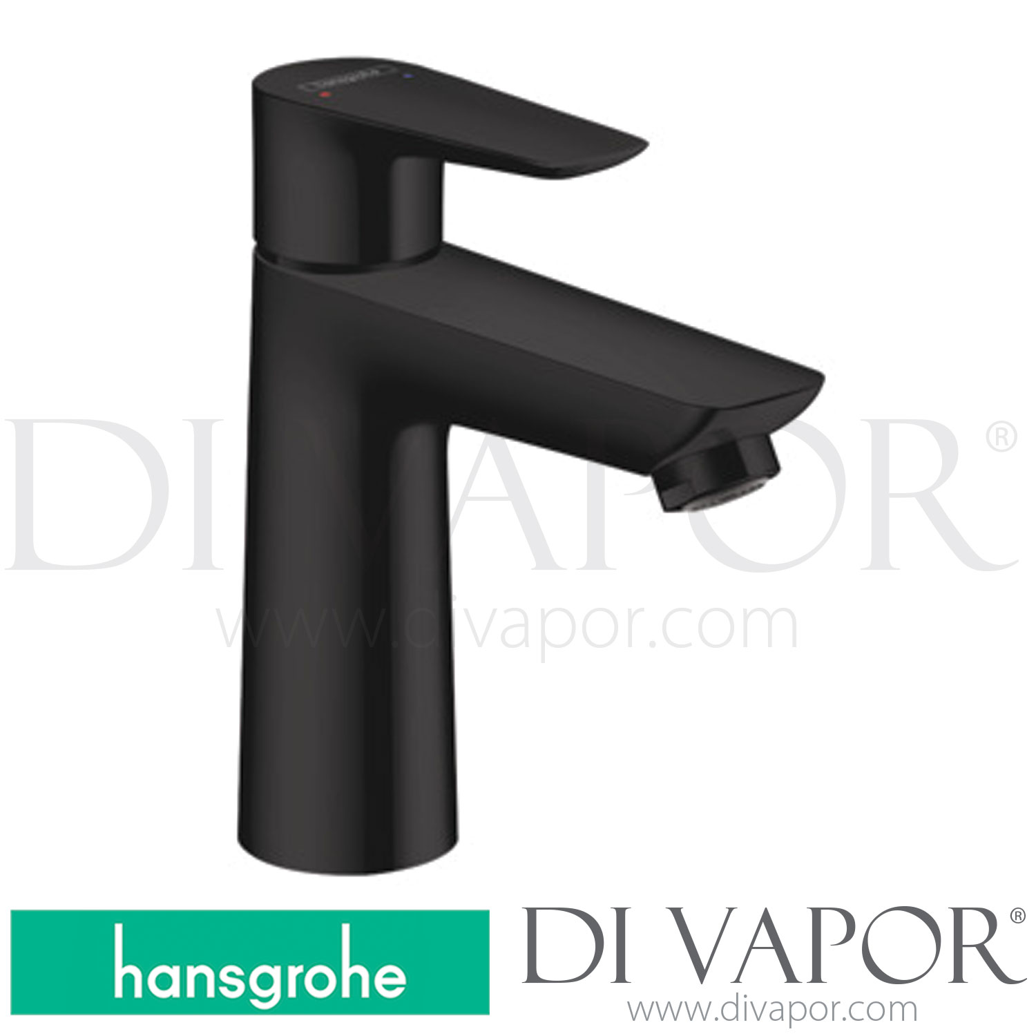 Hansgrohe 71710677 Talis E Single Lever Basin Mixer 110 with Pop-Up ...