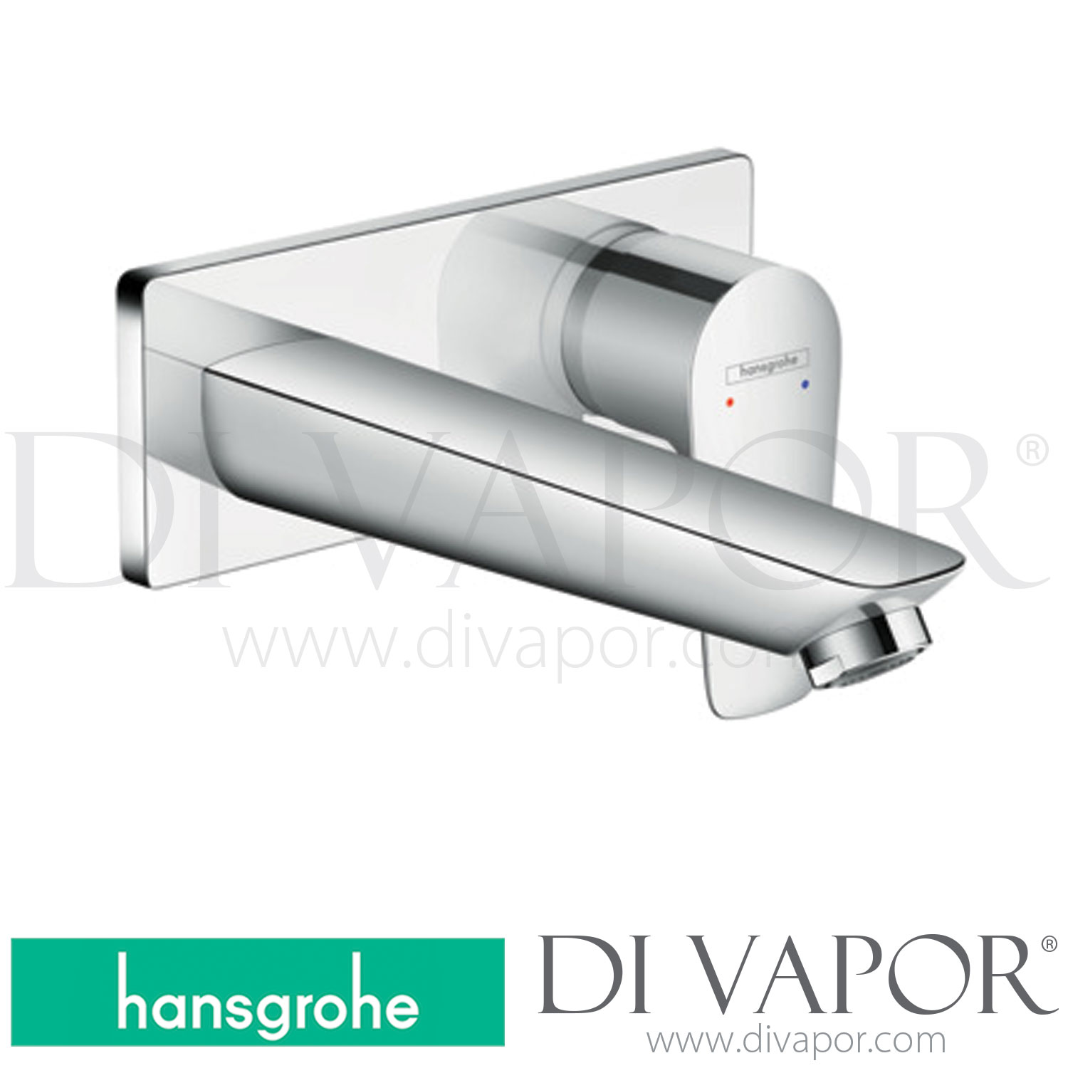Hansgrohe 71732000 Talis E Single Lever Basin Mixer for Concealed ...