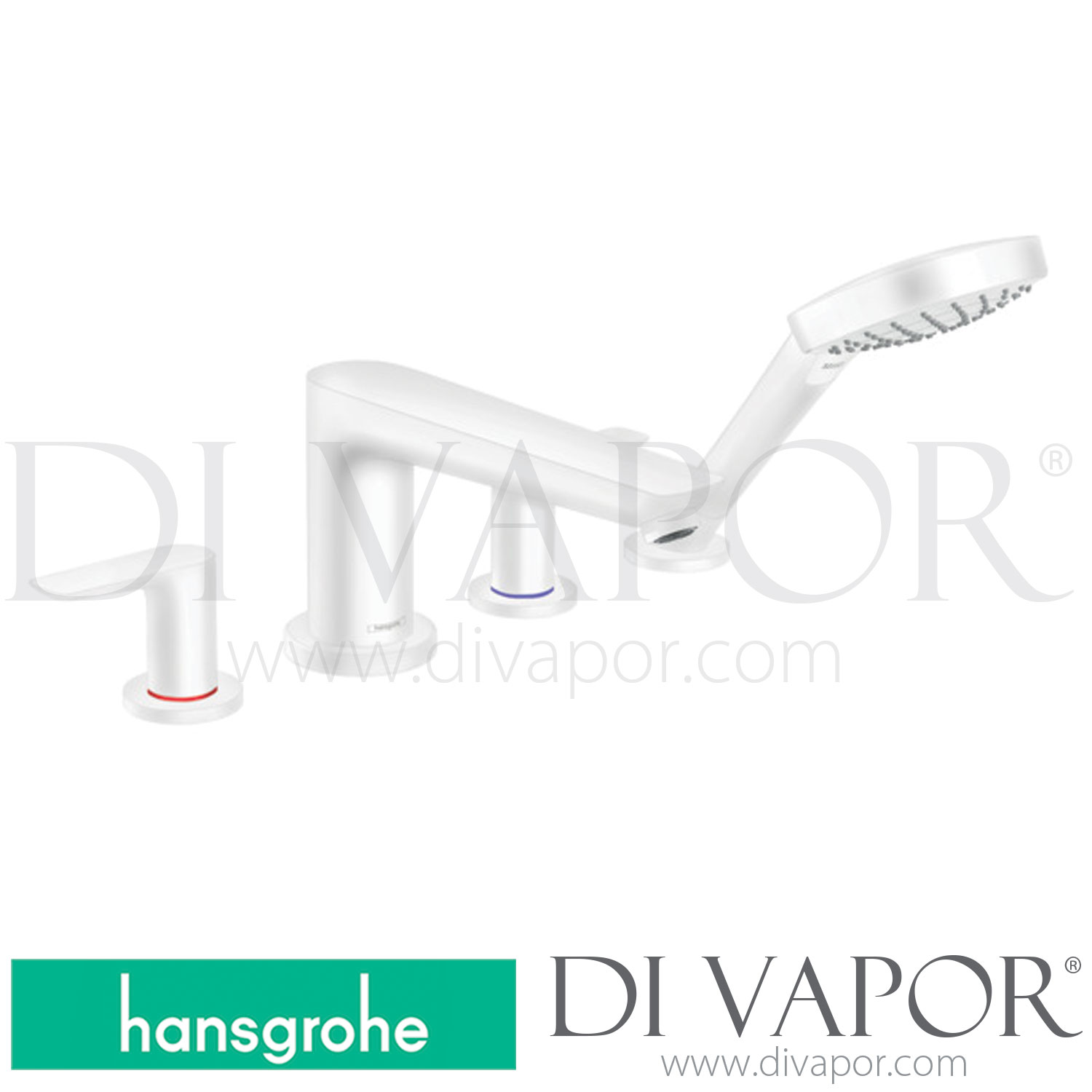 Hansgrohe 71748700 Talis E 4-Hole Rim Mounted Bath Mixer >11/19 Spare Parts