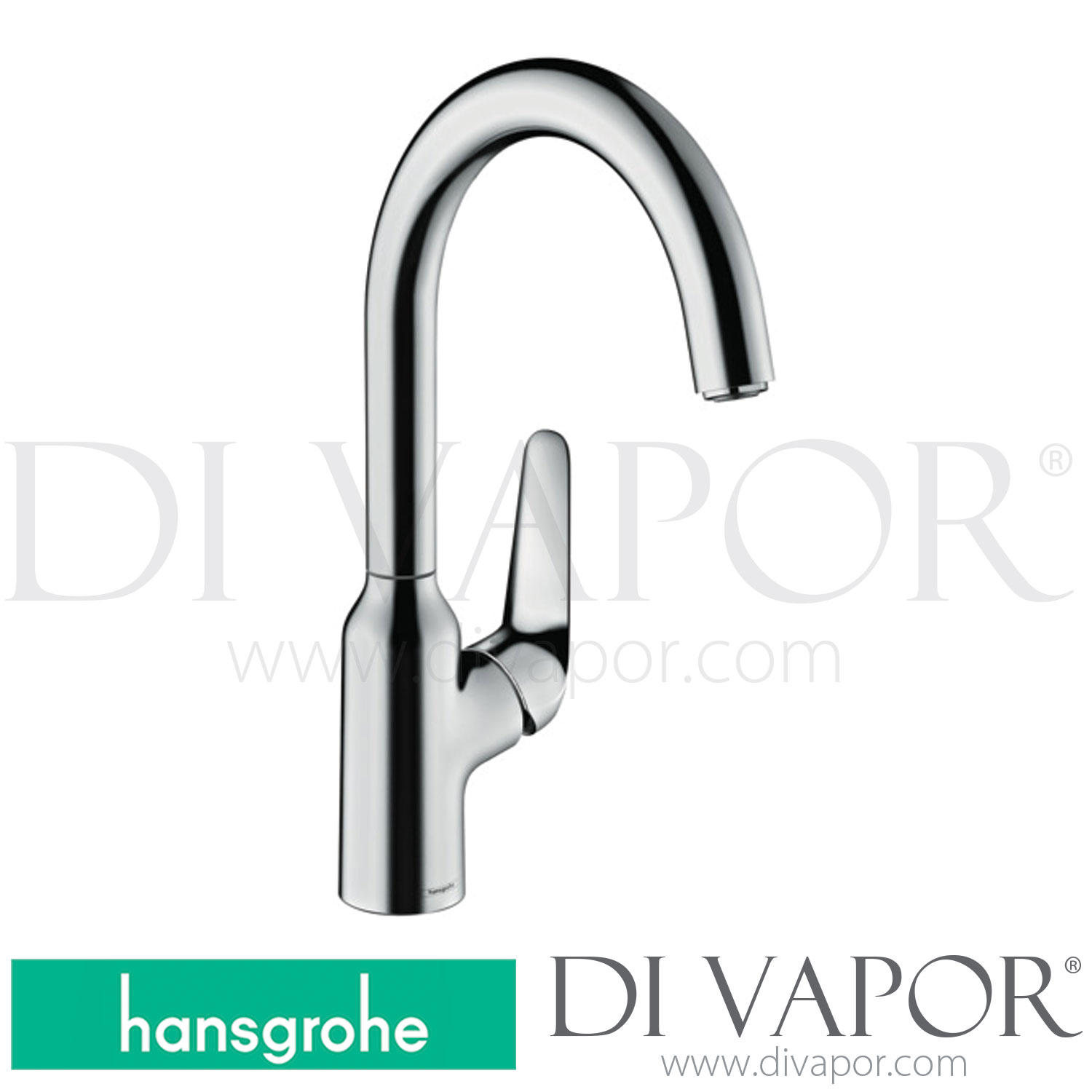 Hansgrohe 71802007 Focus M42 Single Lever Kitchen Mixer 220, 1Jet Spare ...
