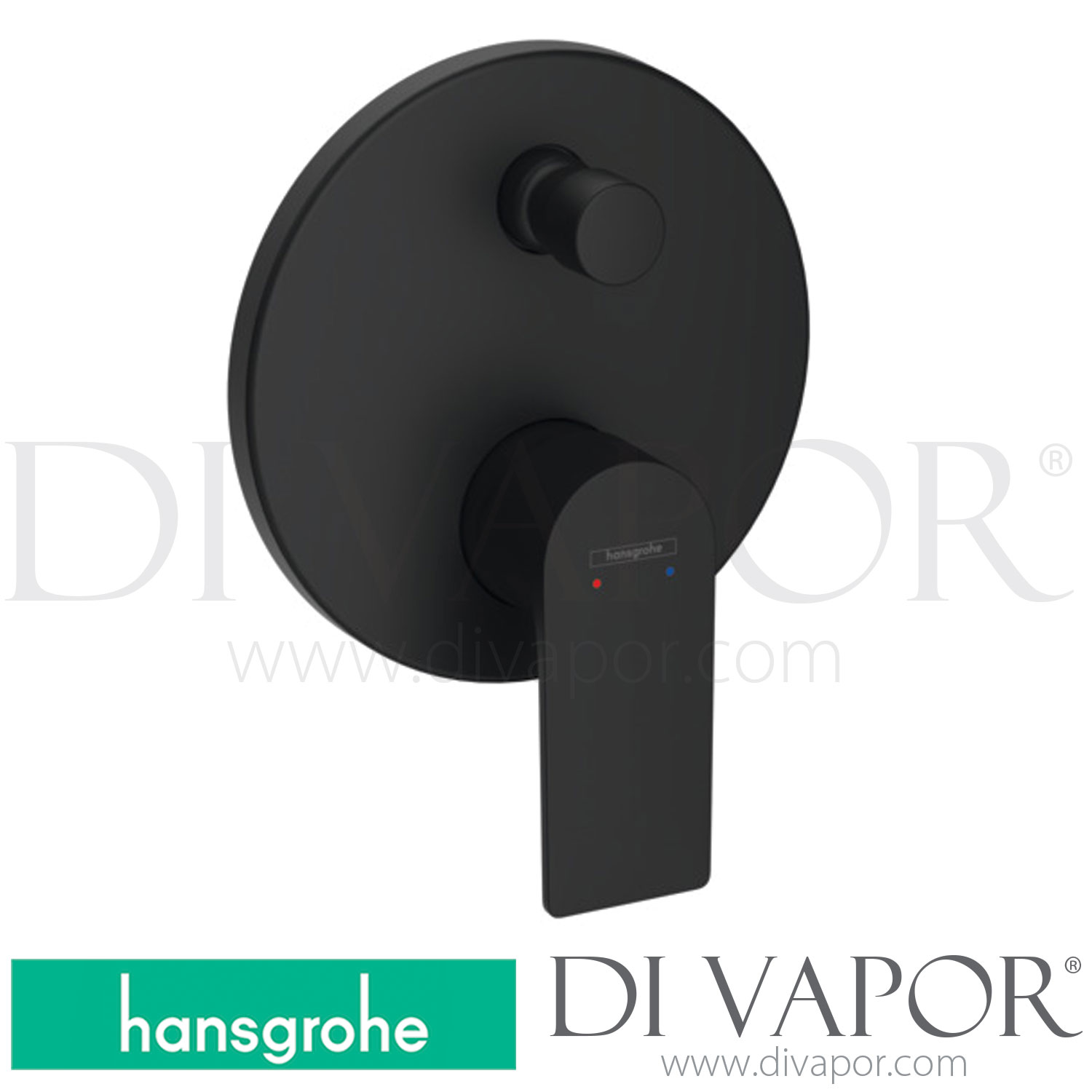 Hansgrohe 72468670 Rebris E Single Lever Bath Mixer for Concealed ...