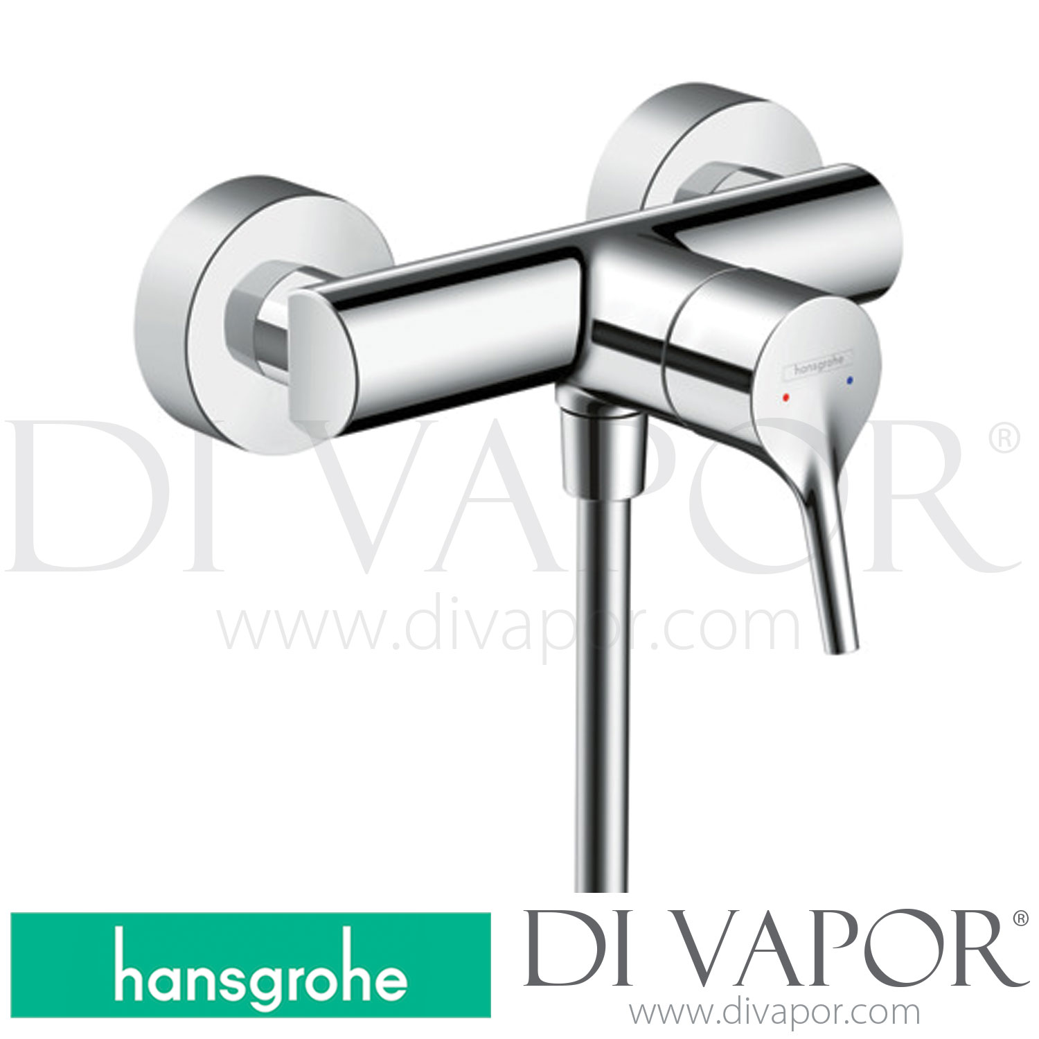 Hansgrohe 72600000 Talis S Single Lever Shower Mixer for Exposed ...