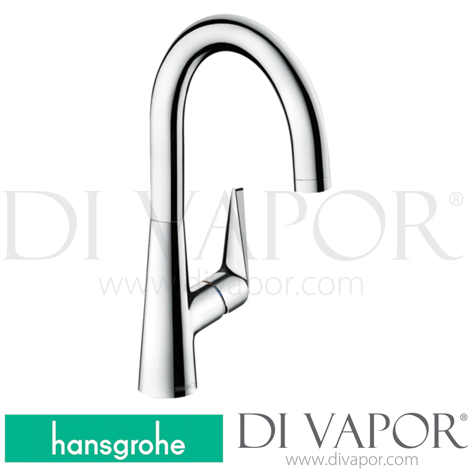 Hansgrohe 72810000 Talis M51 Single Lever Kitchen Mixer 260, 1Jet Spare ...