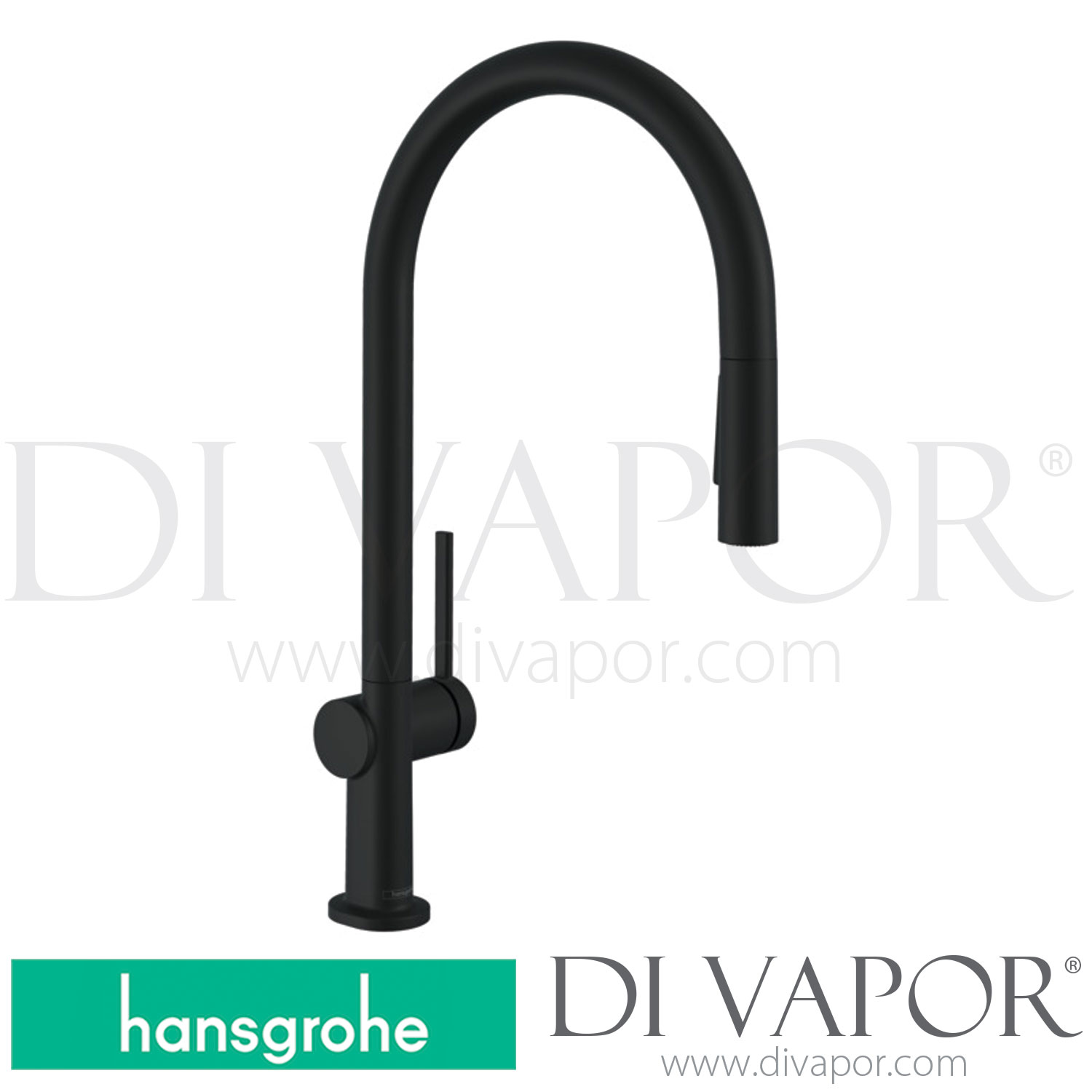 Hansgrohe 72842670 Talis M54 Single Lever Kitchen Mixer 210, Eco, Pull ...