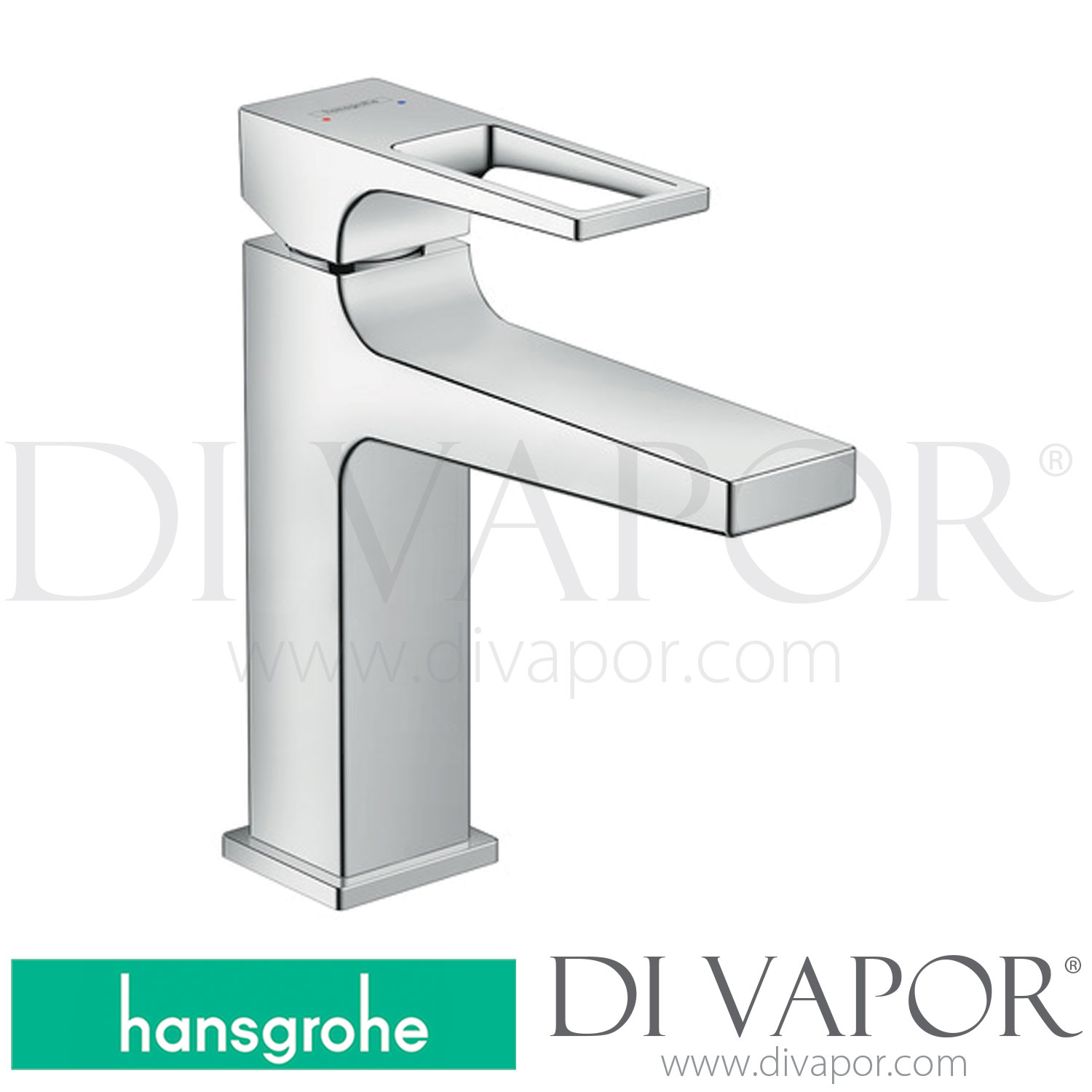 Hansgrohe 74506000 Metropol Single Lever Basin Mixer 110 with Loop ...