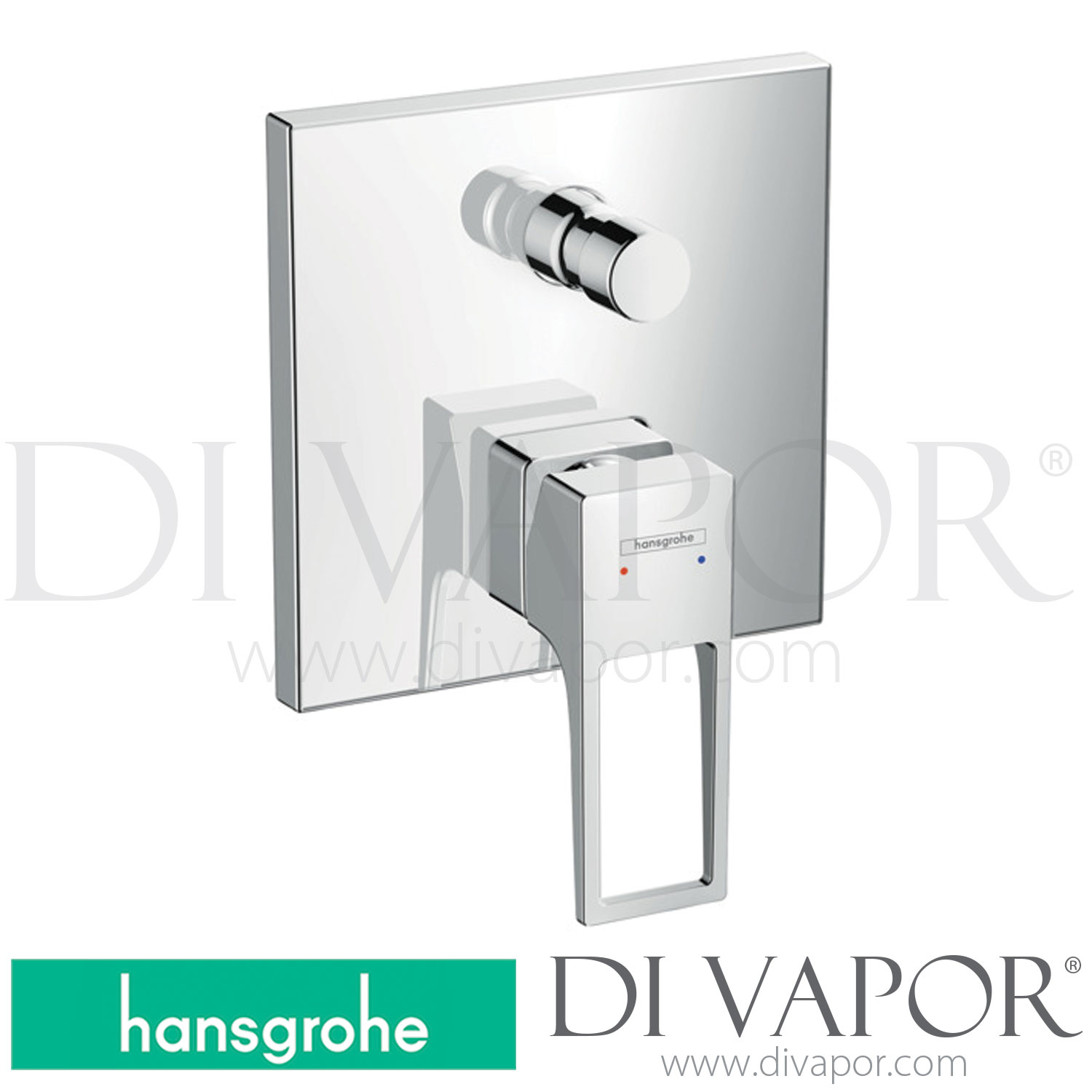 Hansgrohe 74545000 Metropol Single Lever Bath Mixer for Concealed ...