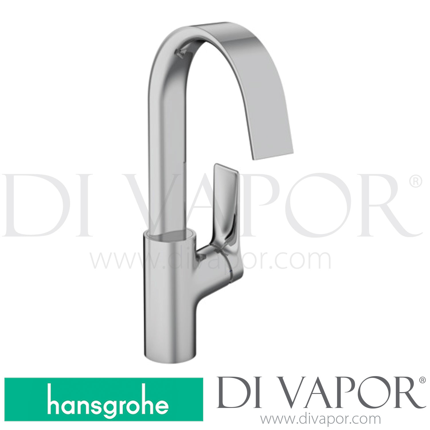 Hansgrohe 75030000 Vivenis Single Lever Basin Mixer 210 with Swivel ...